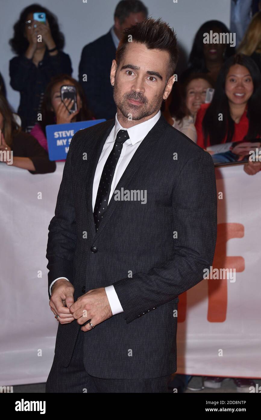 Colin Farrell attends the Widows screening held at the Roy Thomson Hall ...