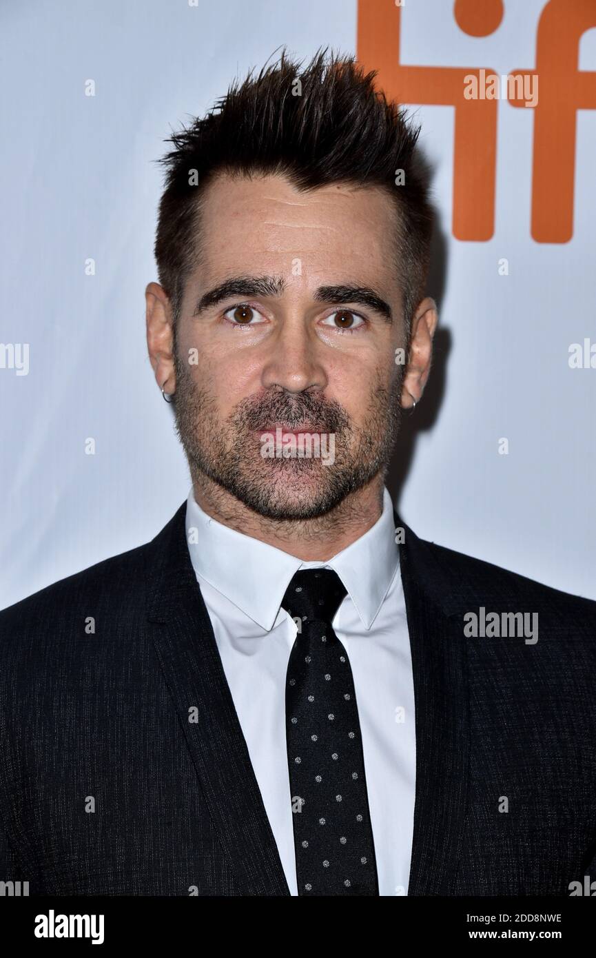 Colin Farrell attends the Widows screening held at the Roy Thomson Hall ...
