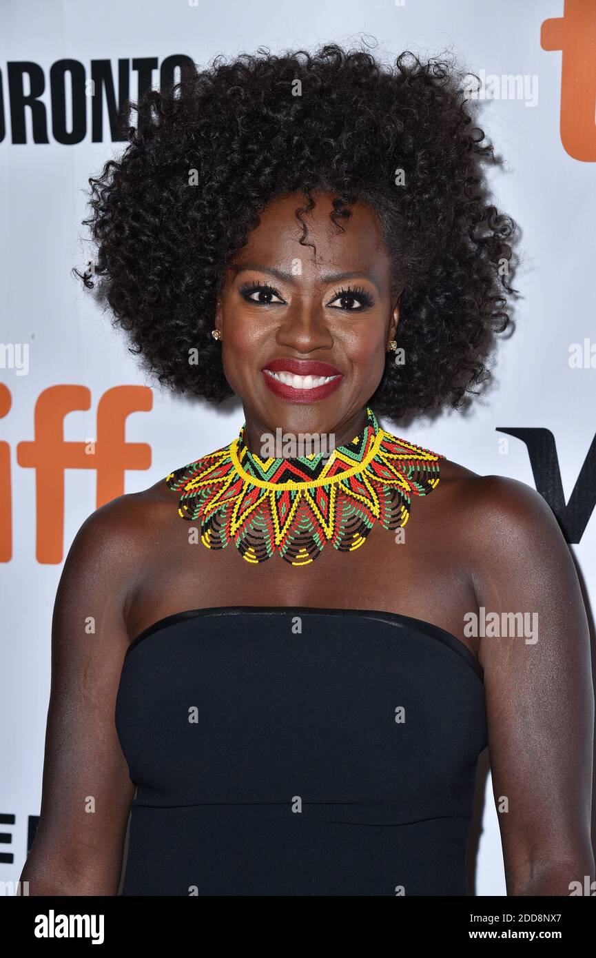 Viola Davis attends the Widows screening held at the Roy Thomson Hall ...