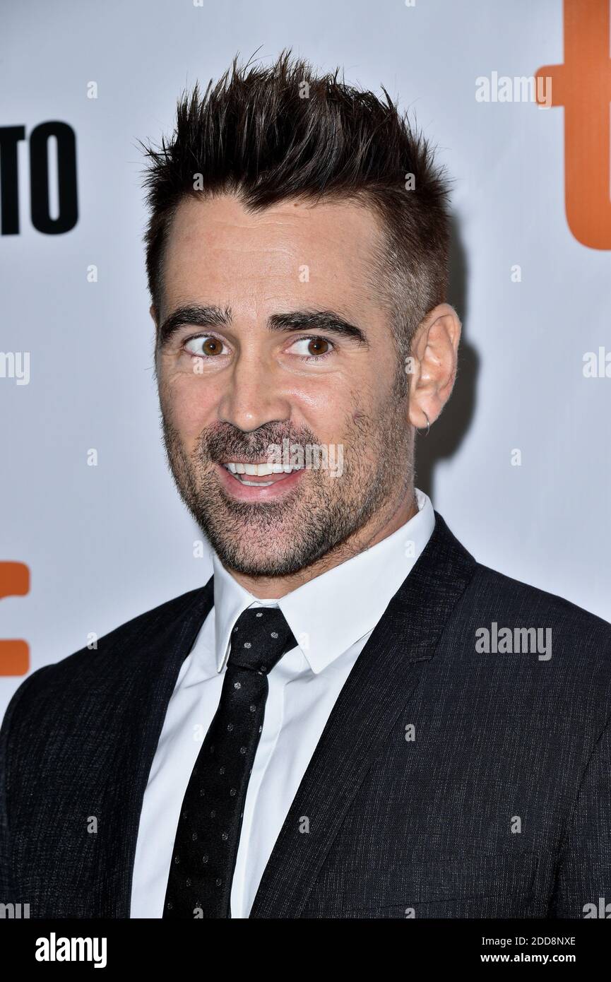 Colin Farrell attends the Widows screening held at the Roy Thomson Hall ...