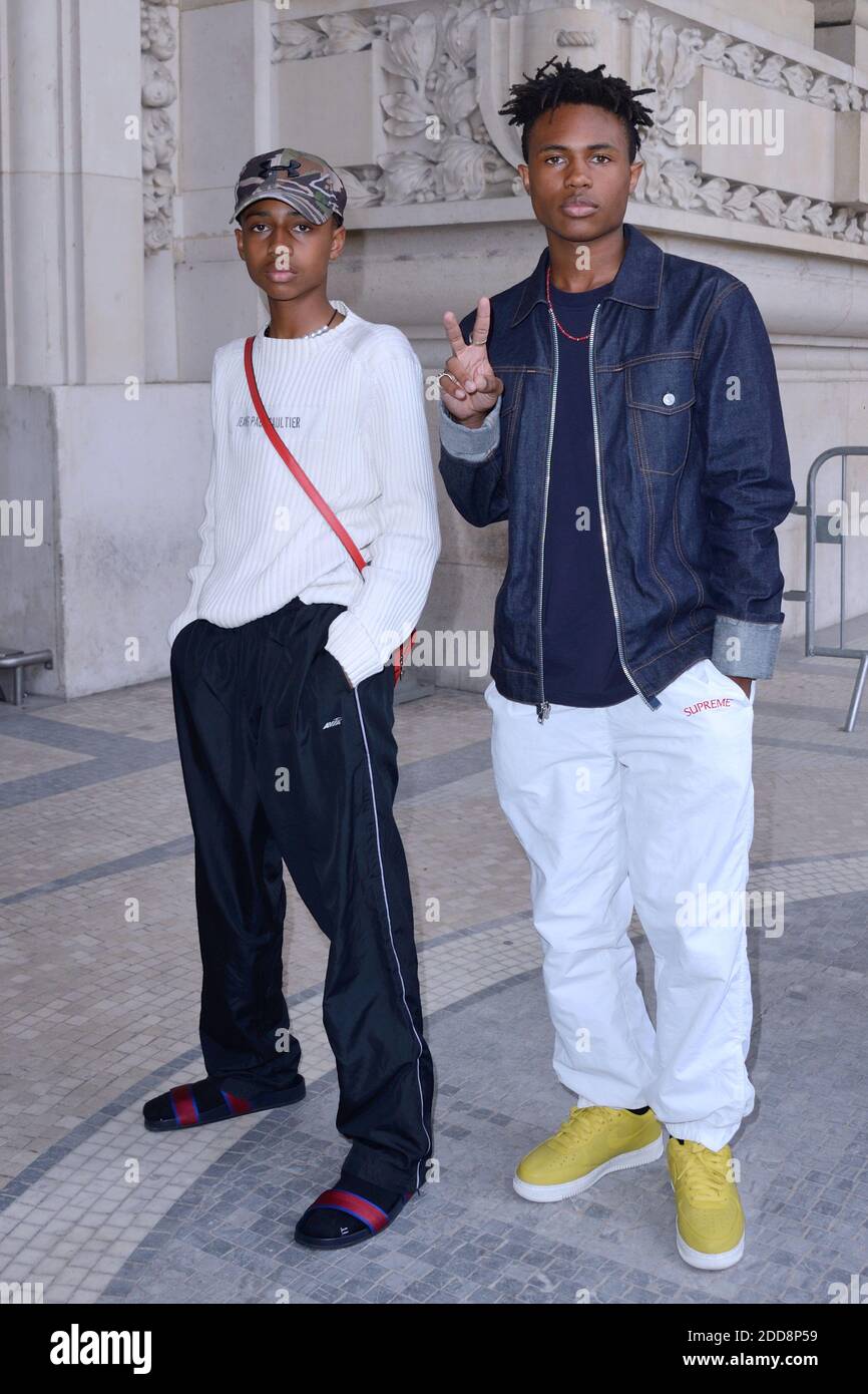 Kailand Morris and Mandela Morris attending the Cerruti 1881 Menswear ...