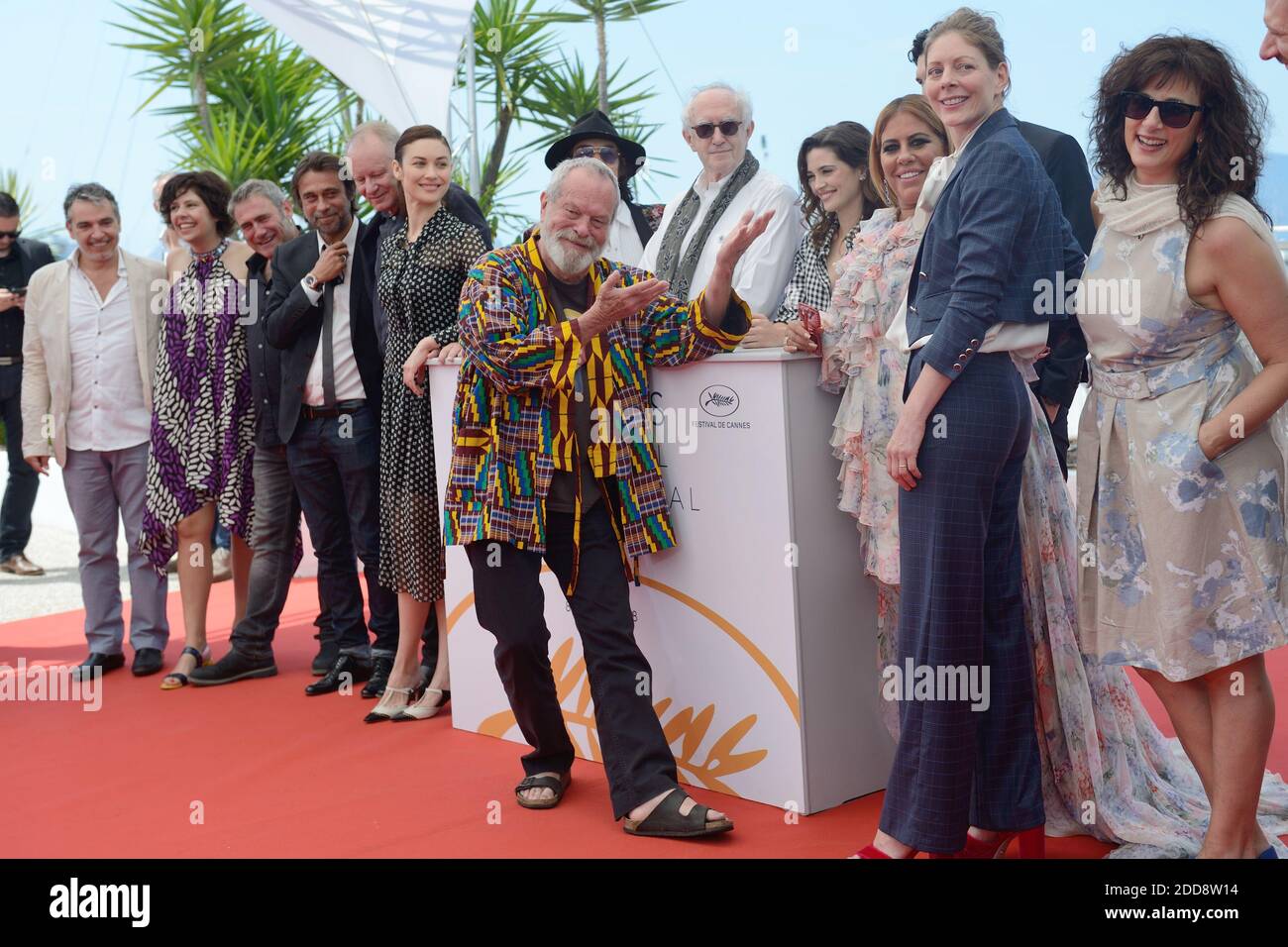 Director Terry Gilliam poses with Jordi Molla, Stellan Skarsgard, Olga ...