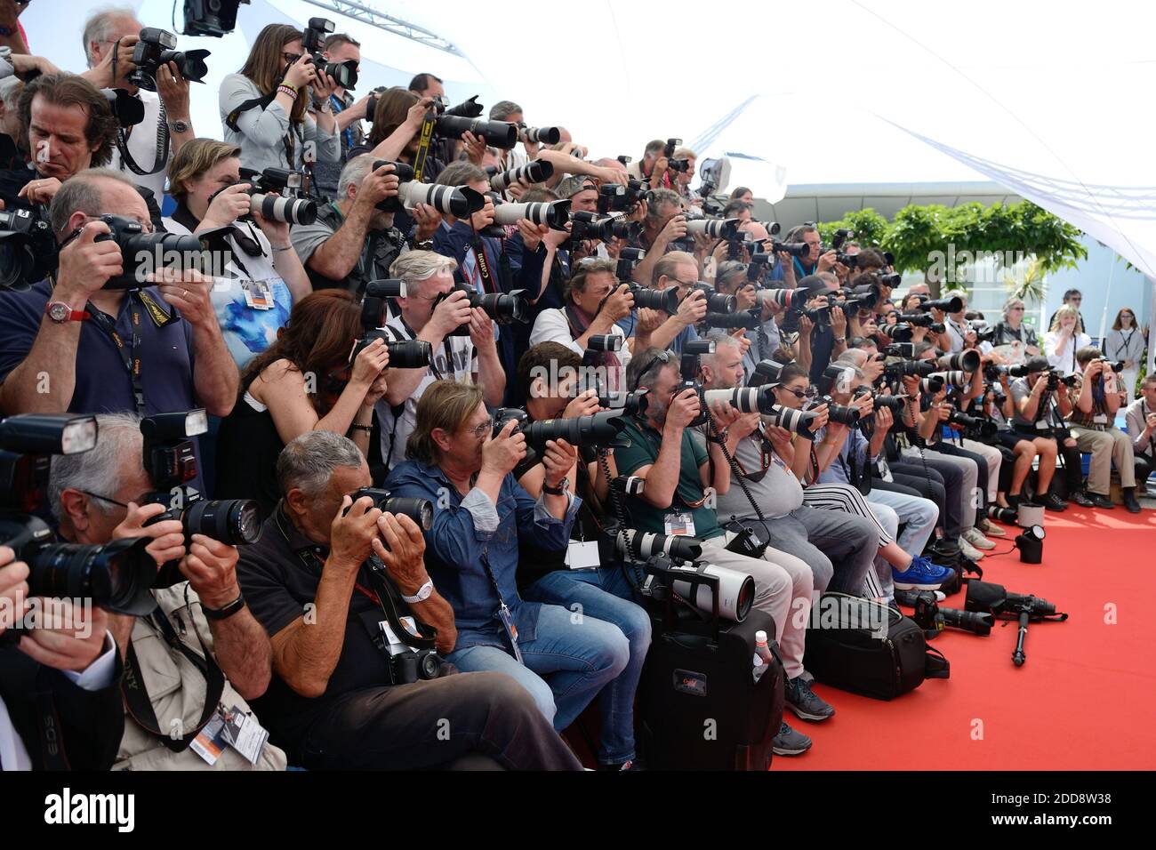 Photographers shooting during the The Man Who Killed Don Quixote ...