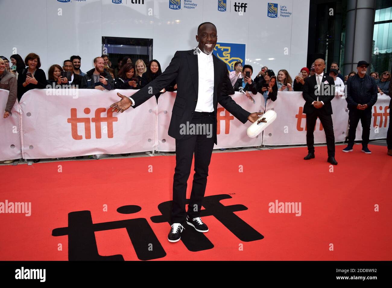 Michael Kenneth Williams attends The Public screening held at the Roy ...