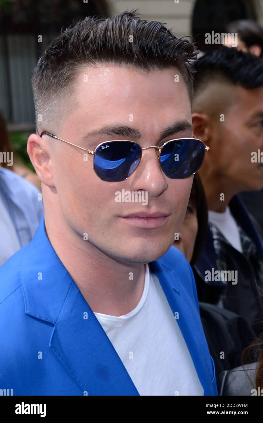 Colton Haynes attending the Dior Homme Menswear Spring Summer 2019 show ...