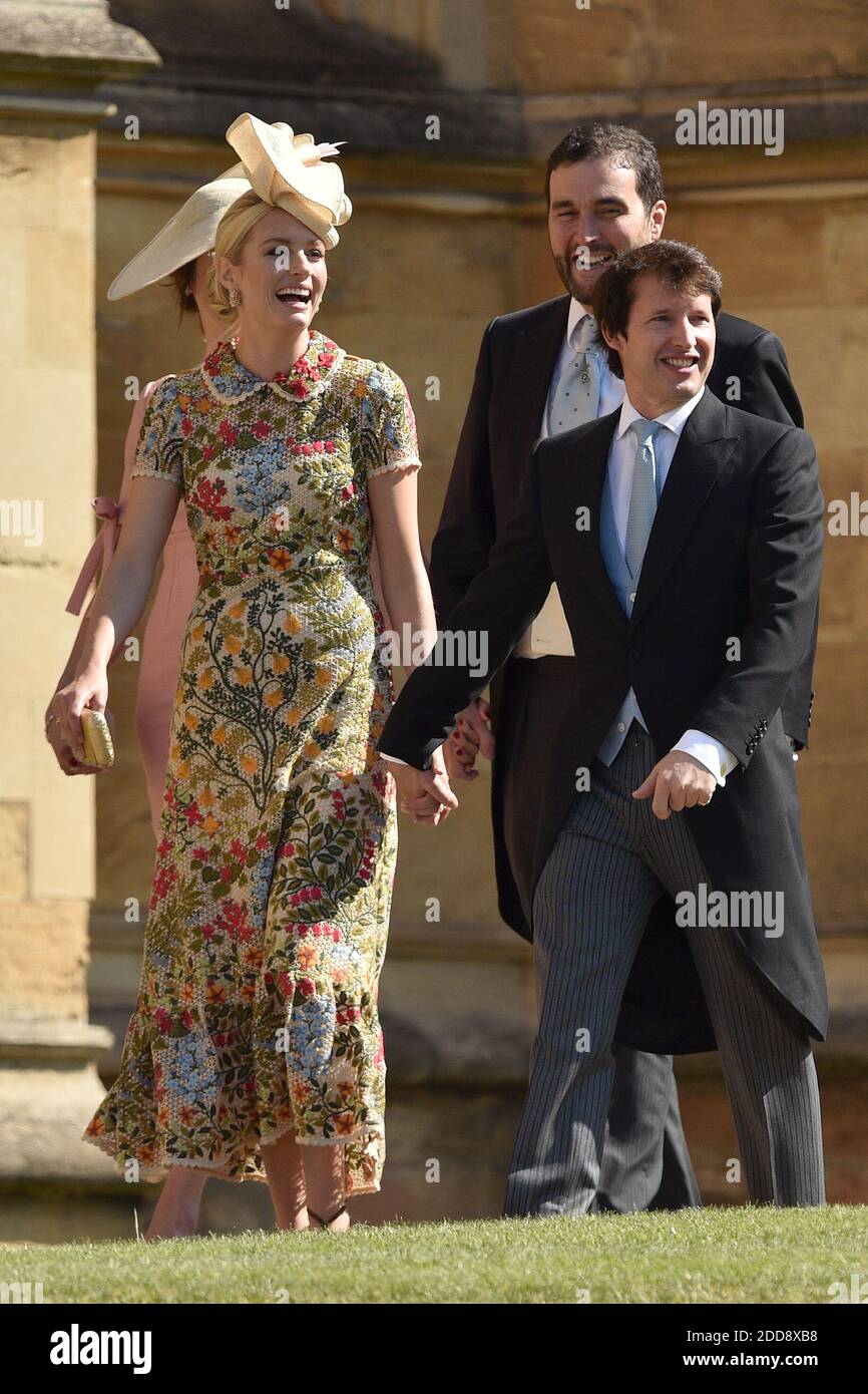 James Blunt attends the wedding ceremony of Prince Henry Charles Albert ...