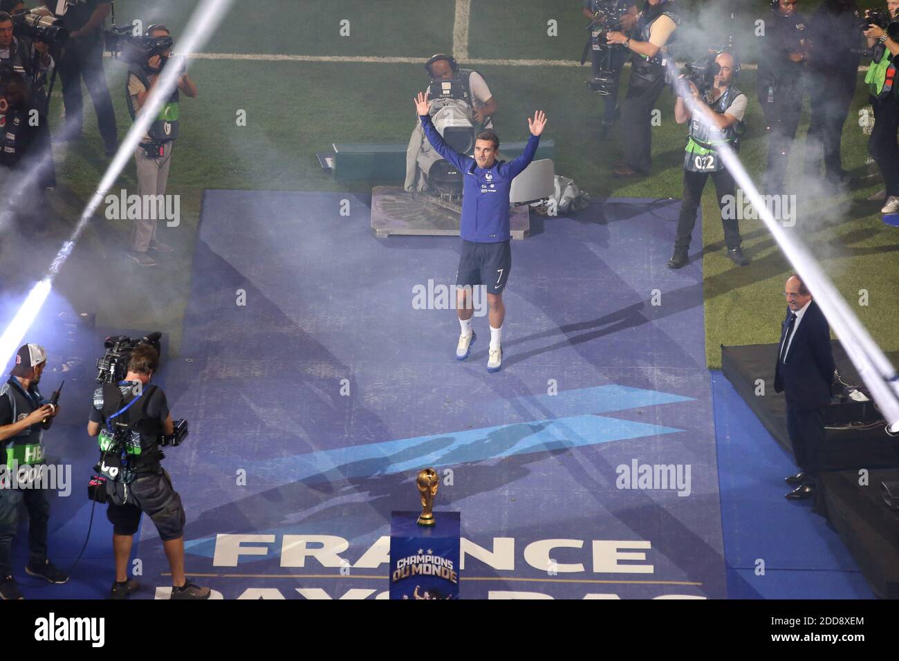 Antoine Griezmann and Players of France celebrate World Cup 2018 at ...