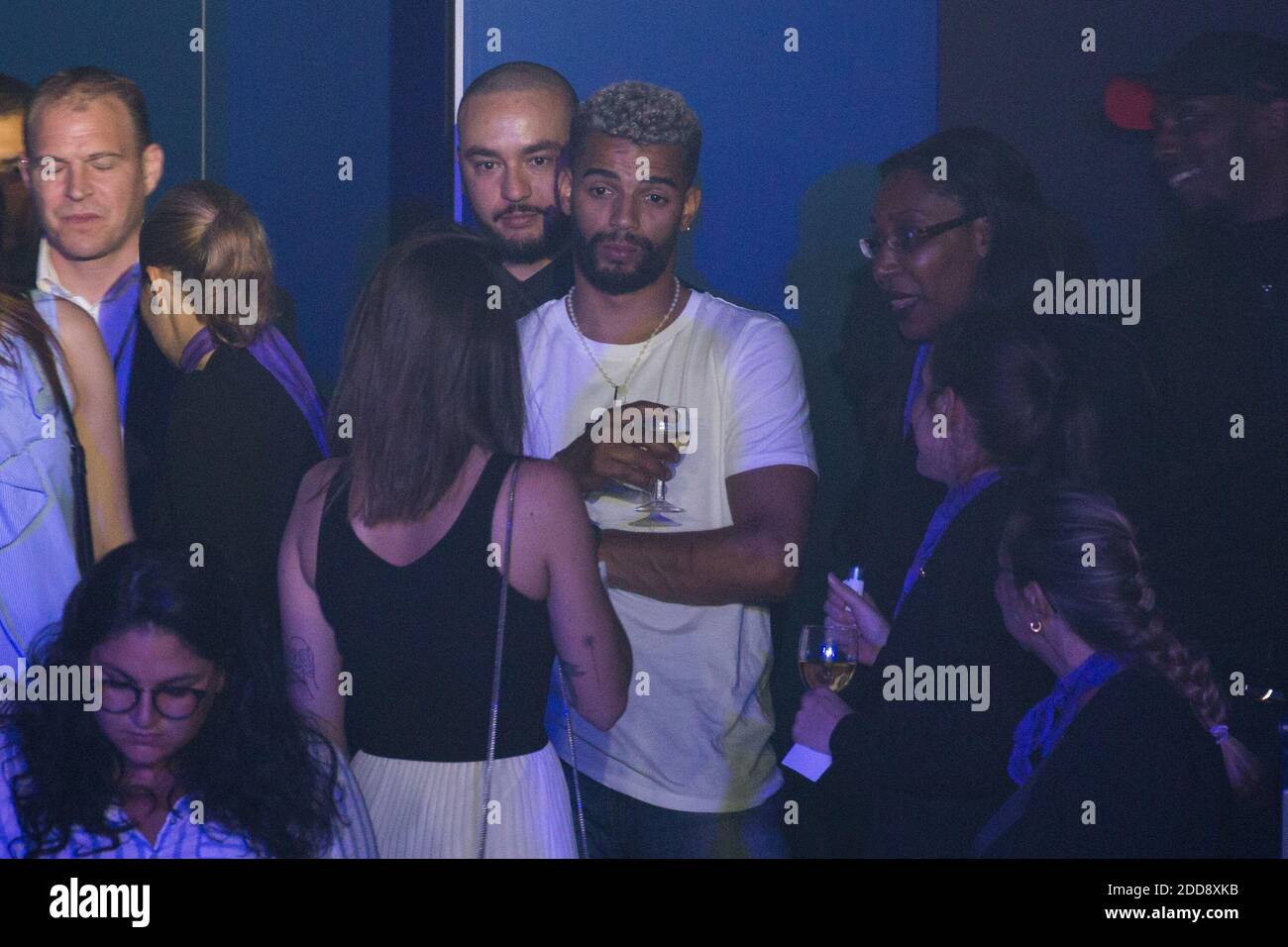 Brahim Zaibat and girlfriend Deborah Corcos during the international ...