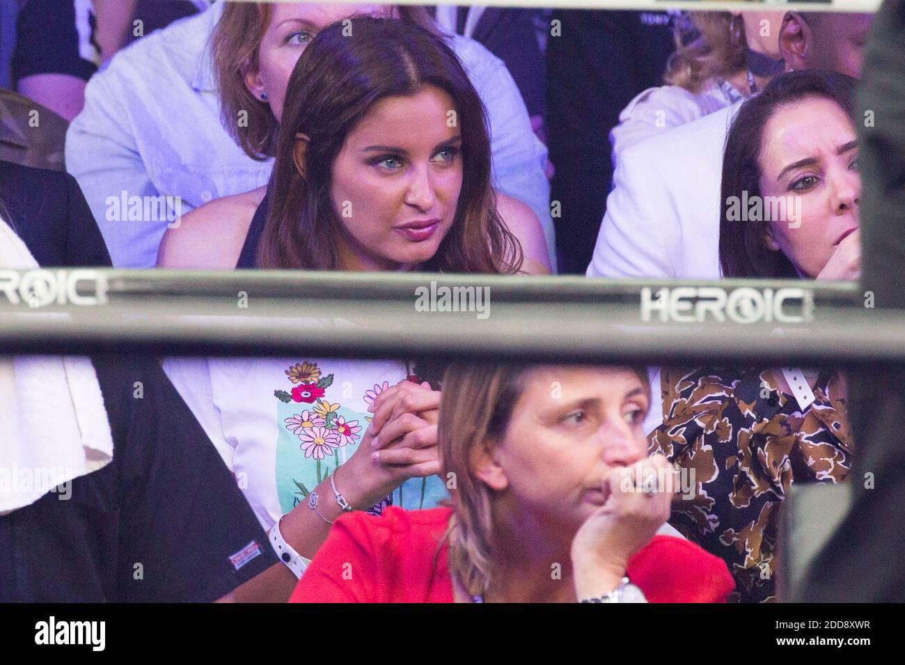 Malika Menard during the international heavyweight Boxing Match between ...