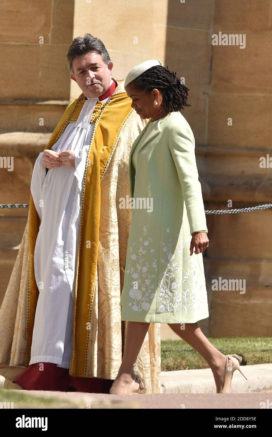 Doria Ragland attends the wedding ceremony of Prince Henry Charles ...