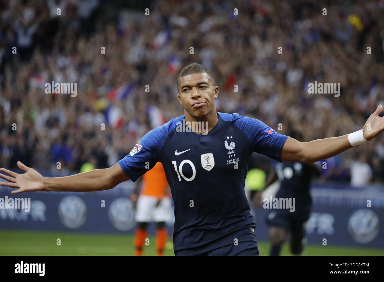 Mbappe celebration hi-res stock photography and images - Alamy