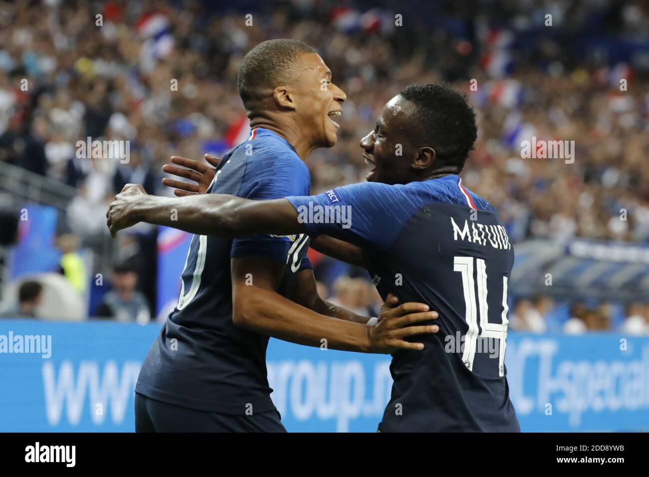 Mbappe celebration hi-res stock photography and images - Alamy