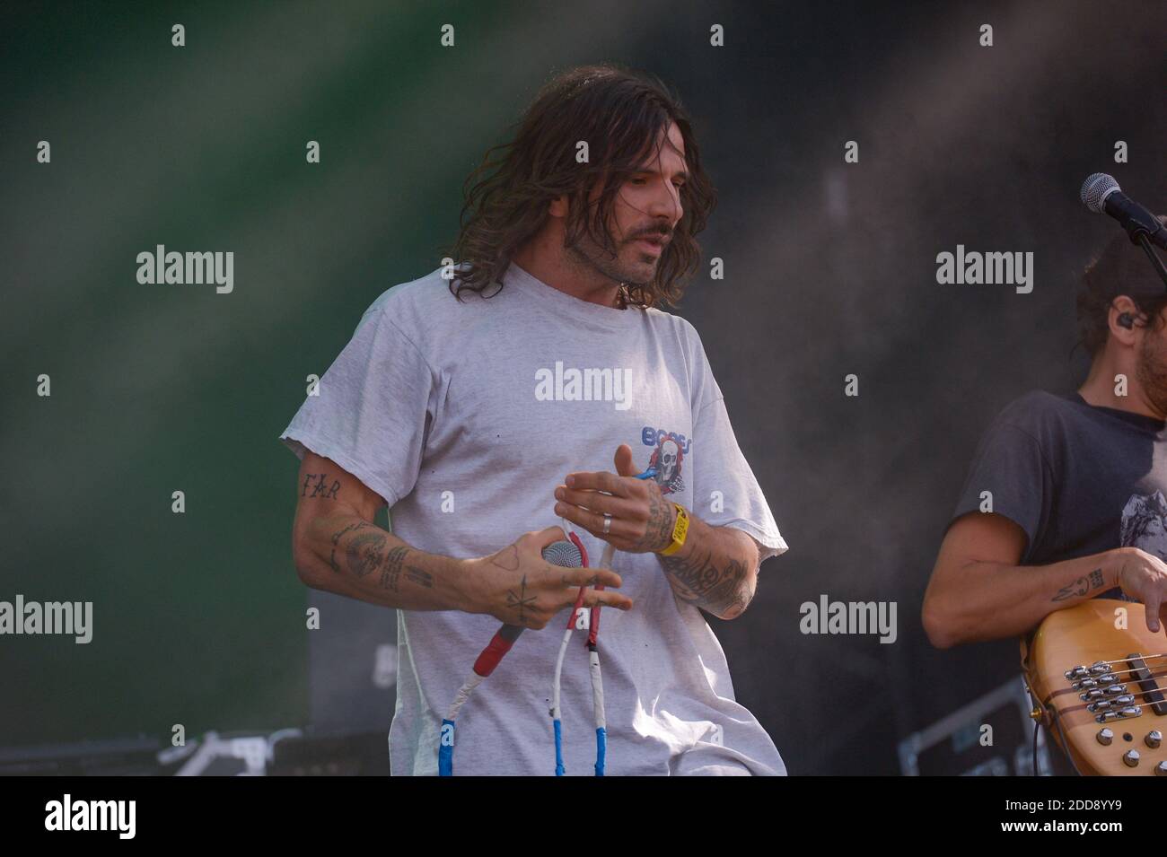 Pleymo performing live on stage at HellFest in Clisson, France on June ...