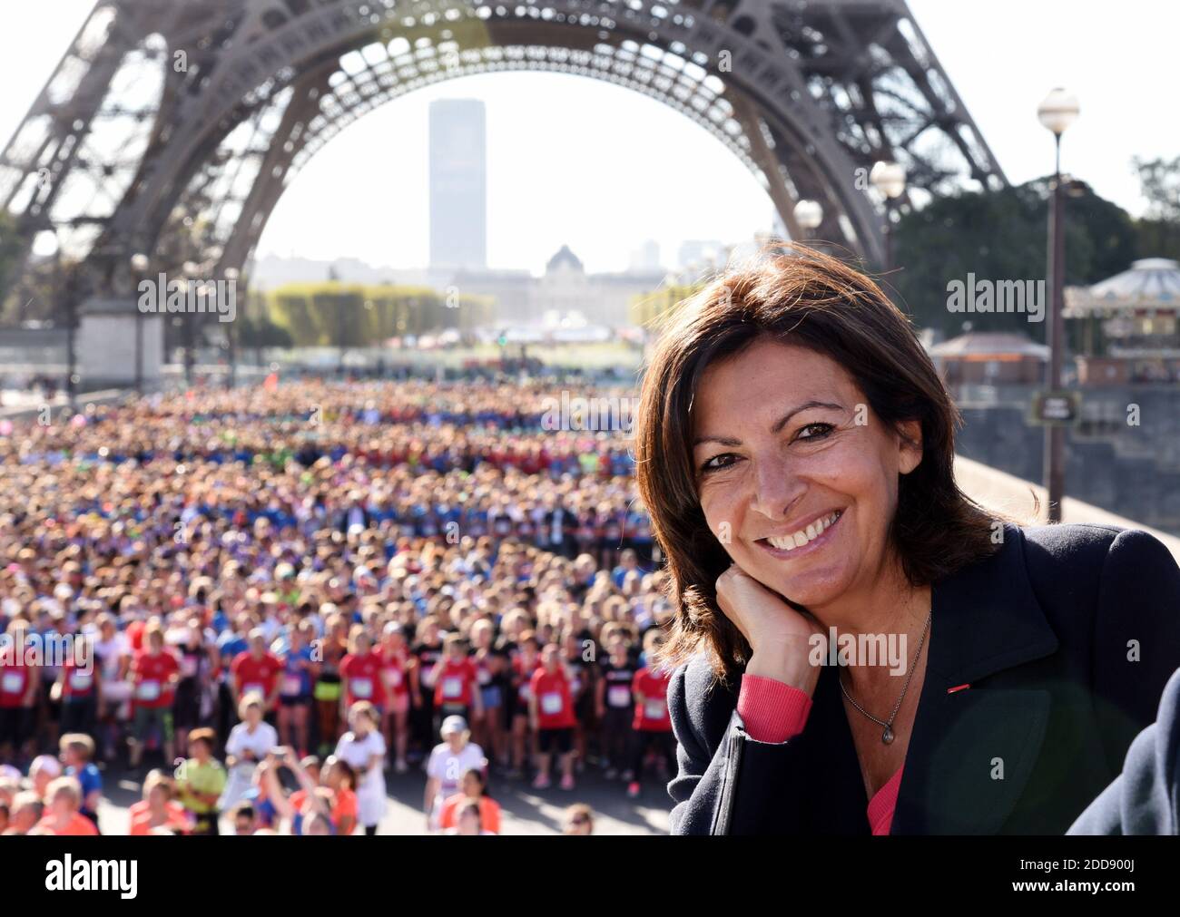 Paris mayor Anne Hidalgo poses for picture as she attends the 22nd La ...