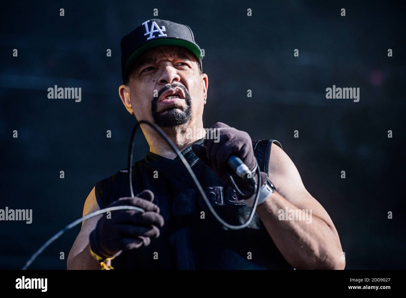 Ice-T from Body Count performing live on stage at HellFest in Clisson ...