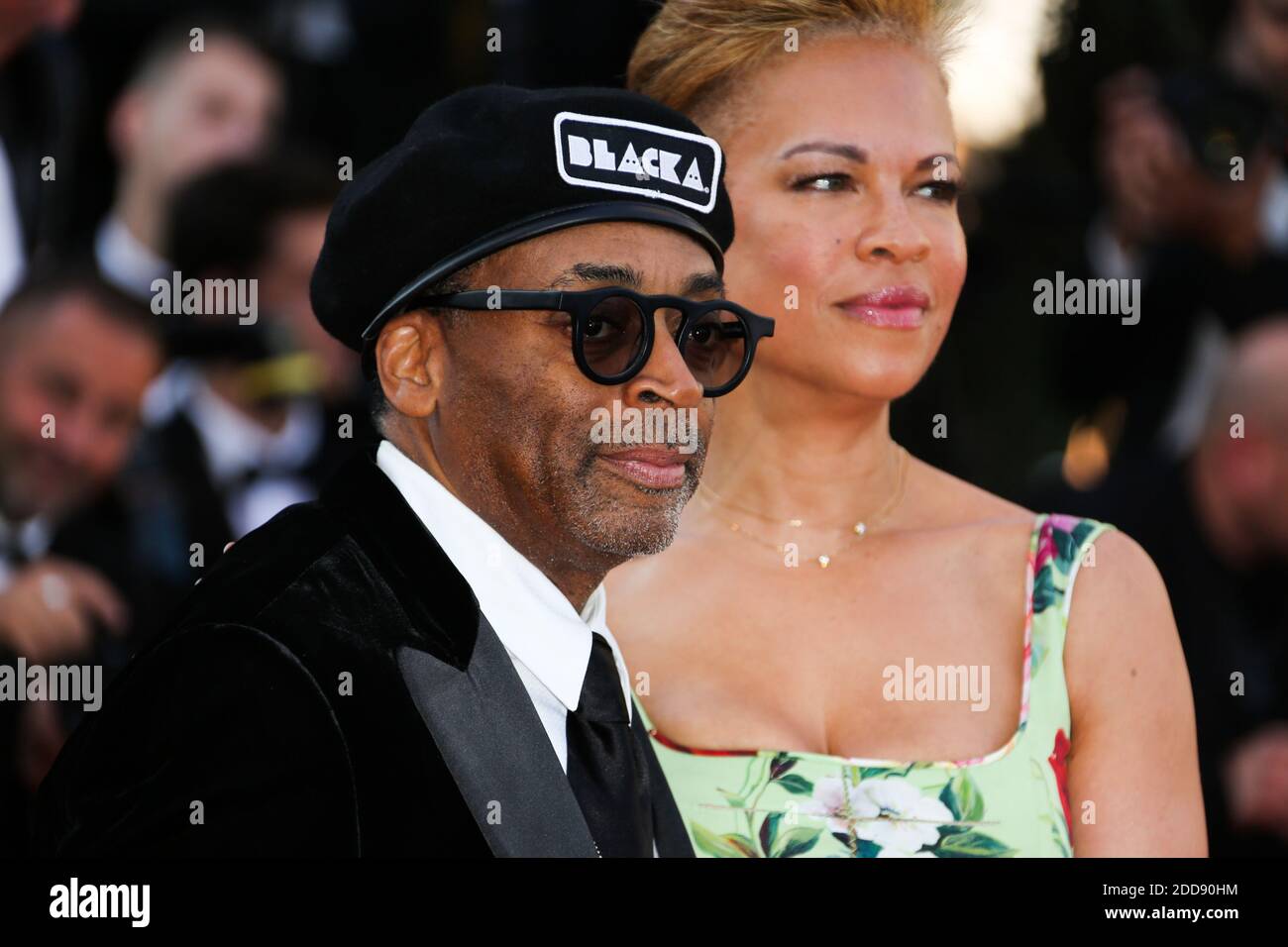 Spike Lee (L) and Tonya Lewis Lee arriving on May 19, 2018 for the ...