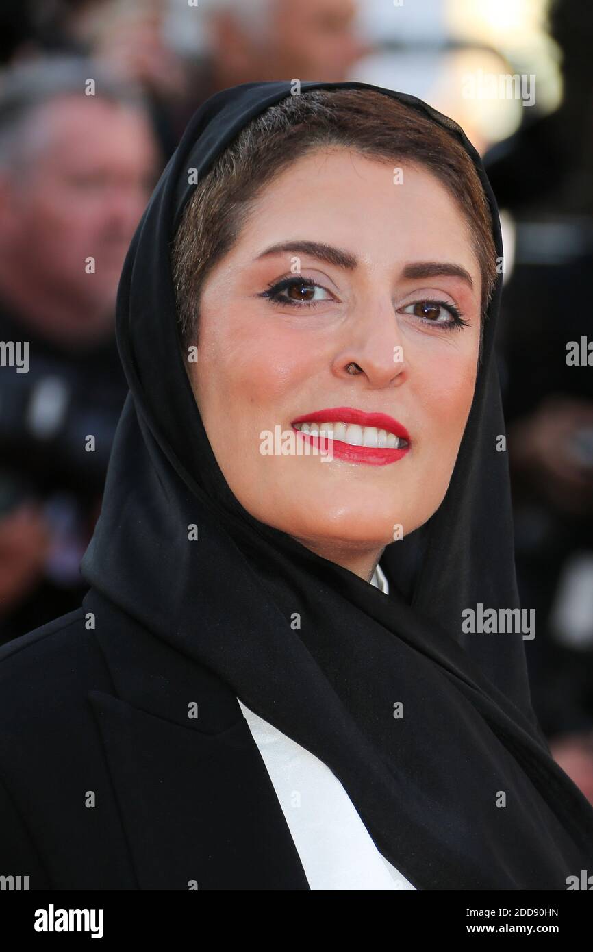 Iranian actress Behnaz Jafari arriving on May 19, 2018 for the closing ...