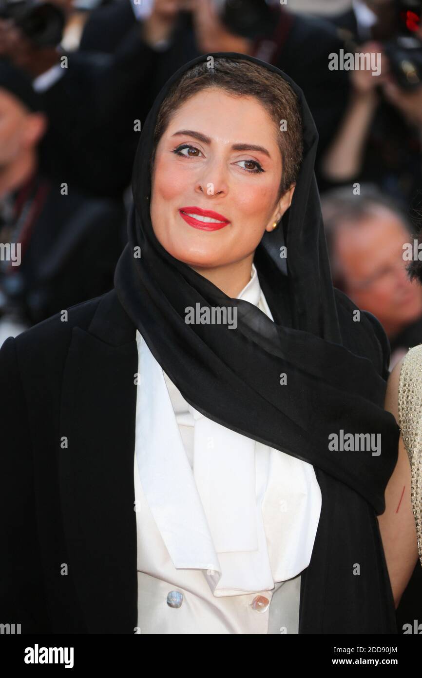 Iranian actress Behnaz Jafari arriving on May 19, 2018 for the closing ...