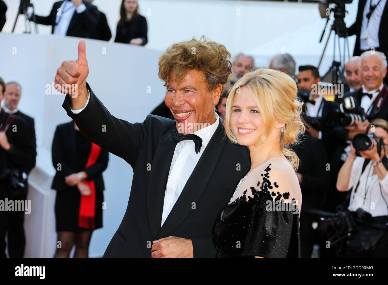 Julie Jardon and Igor Bogdanoff arriving on May 19, 2018 for the ...