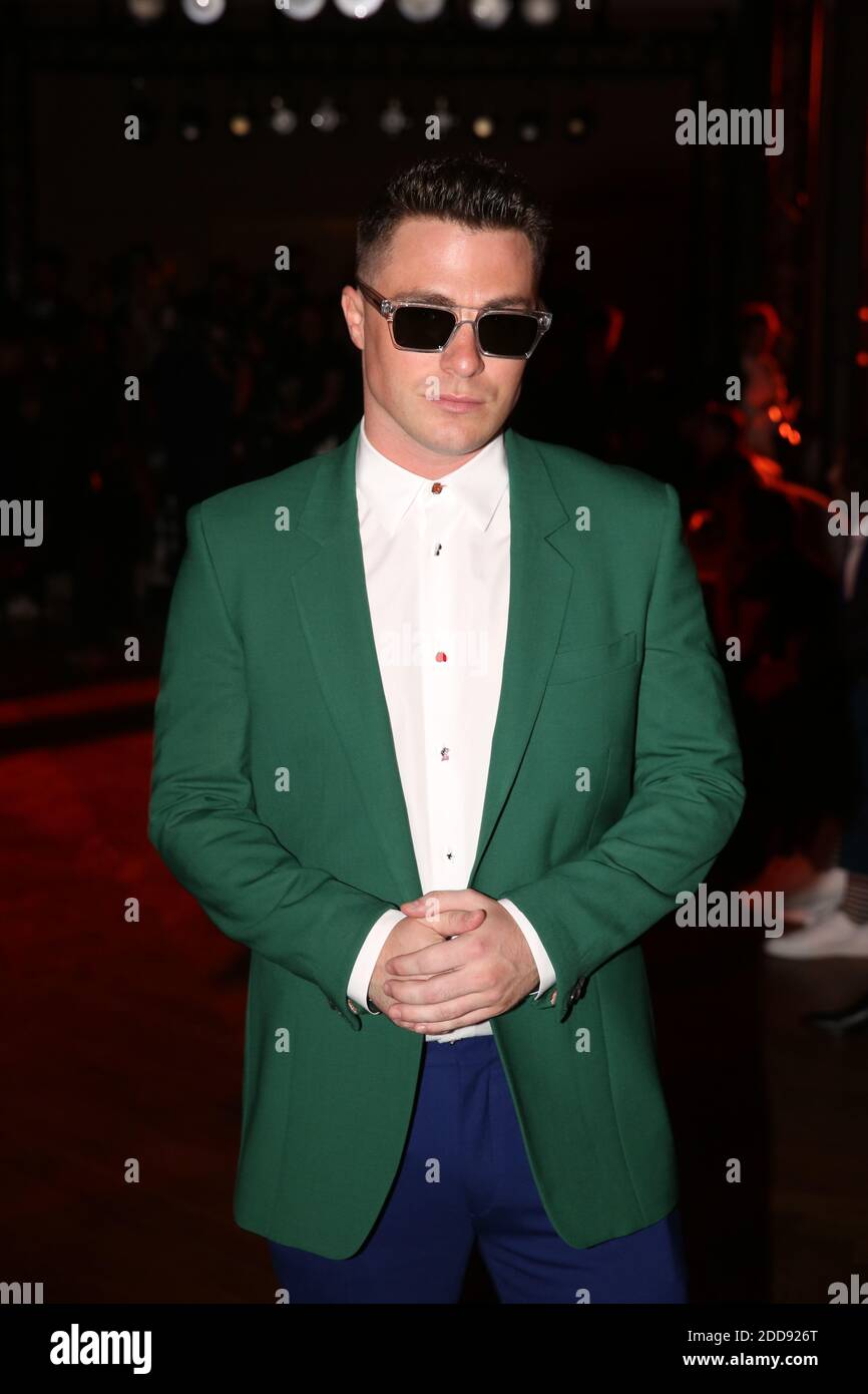 Colton Haynes attending the Paul Smith Menswear Spring/Summer 2019 Show ...