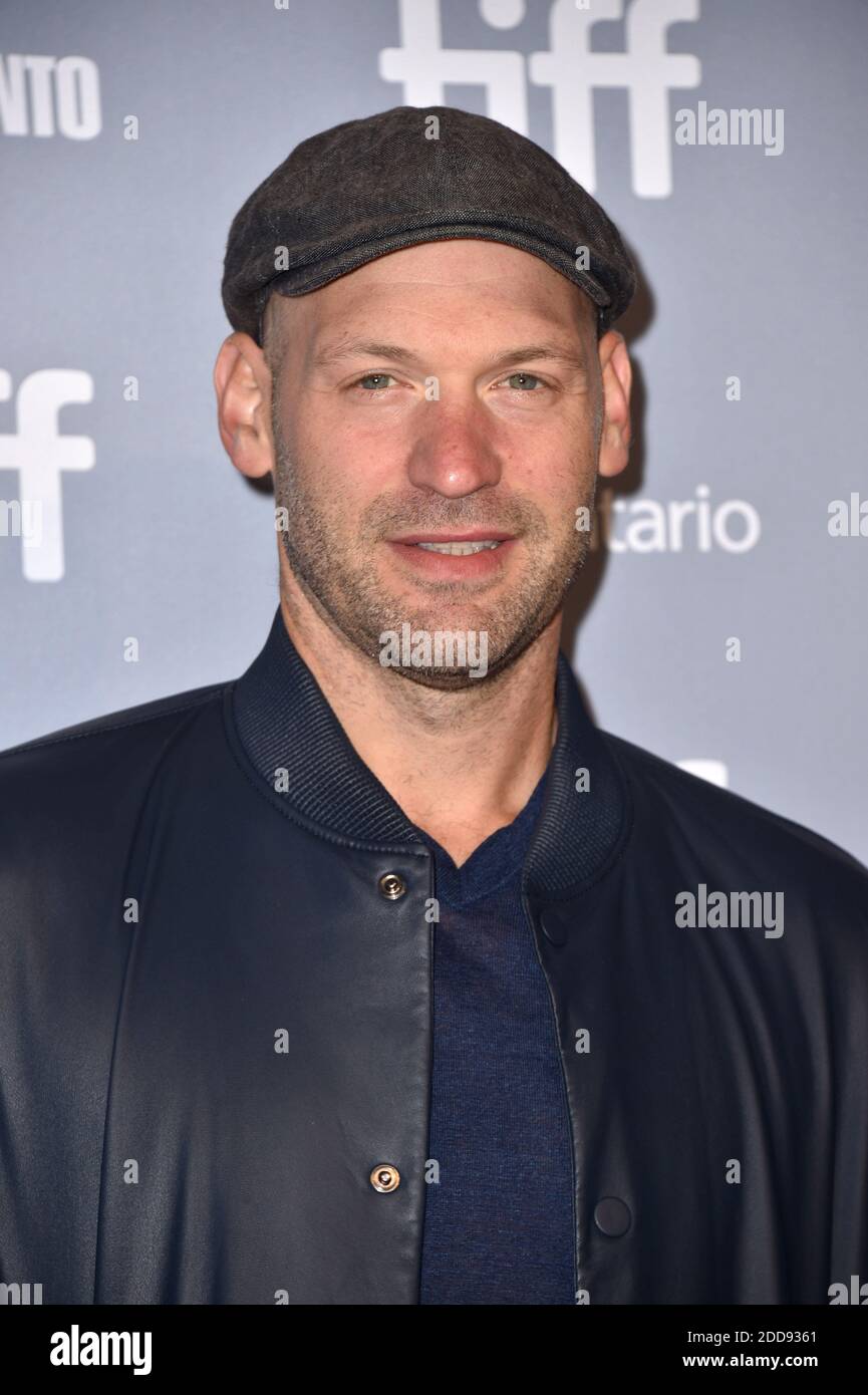 Corey Stoll attends the First Man Press Conference during the Toronto ...