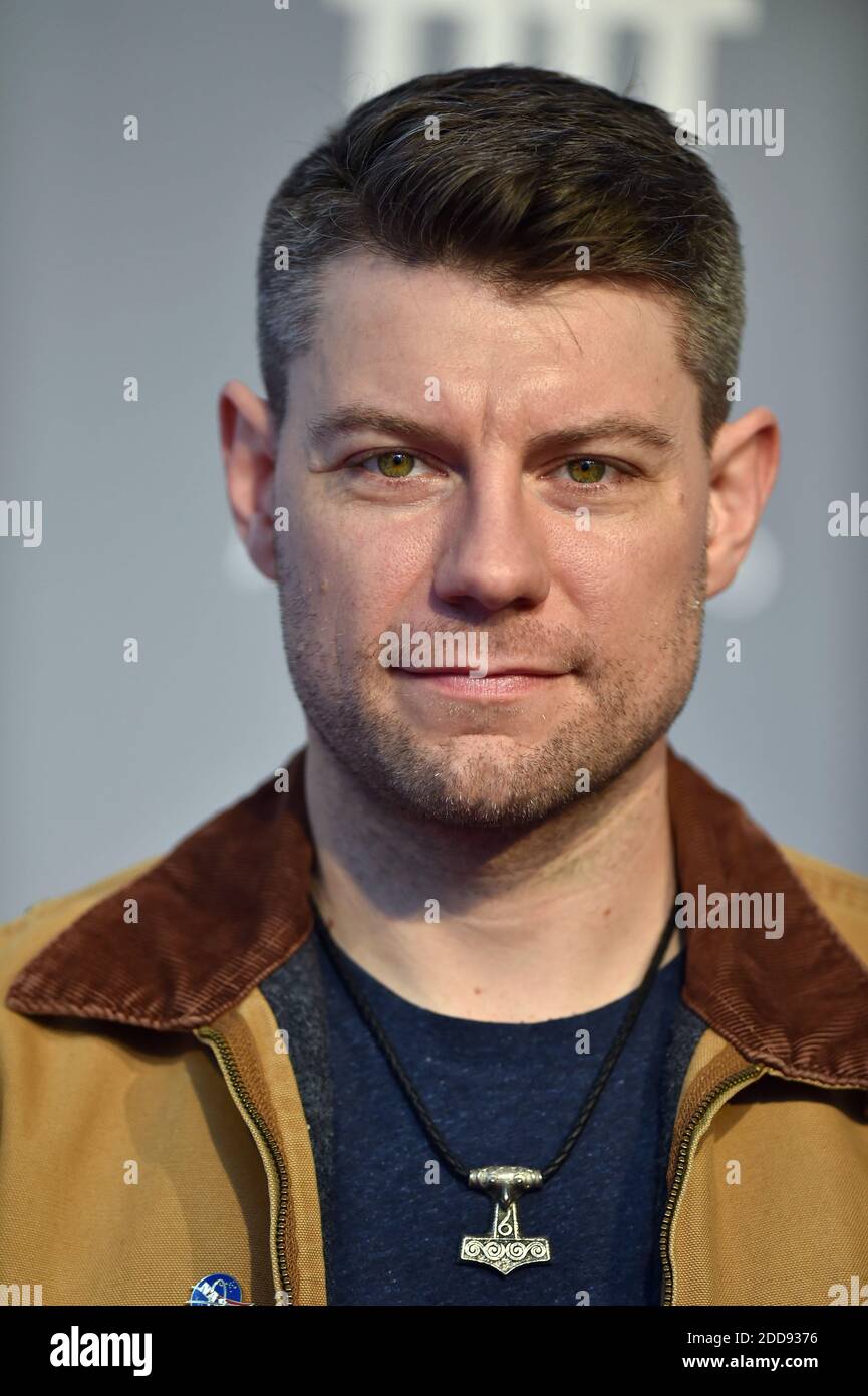 Patrick Fugit attends the First Man Press Conference during the Toronto ...
