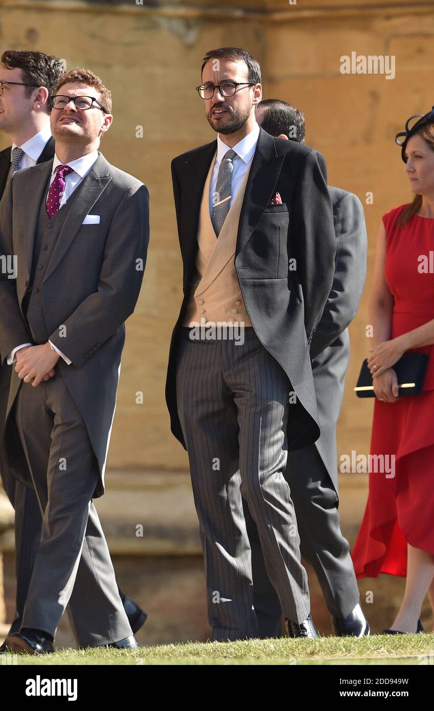 Miguel Head arrives at St George's Chapel at Windsor Castle for the ...