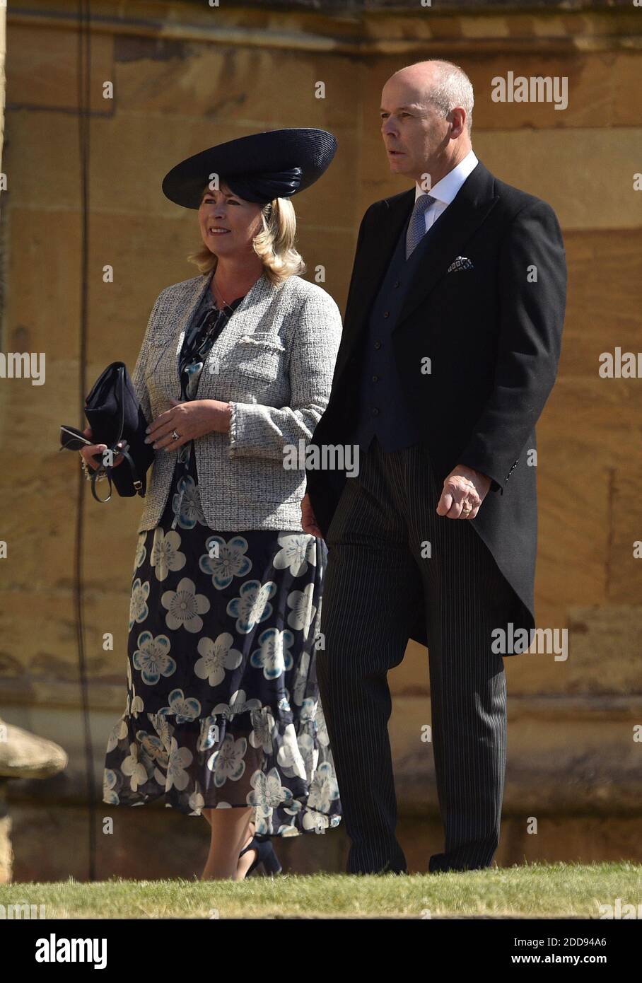Jayne woodward arrive st georges chapel windsor castle hi-res stock ...