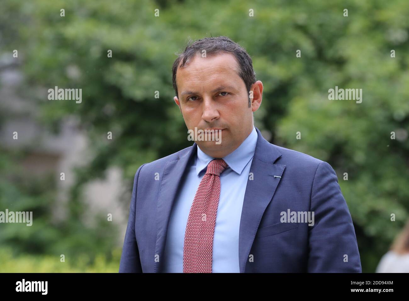 "Front National" member of Parliament Sebastien Chenu during the ...
