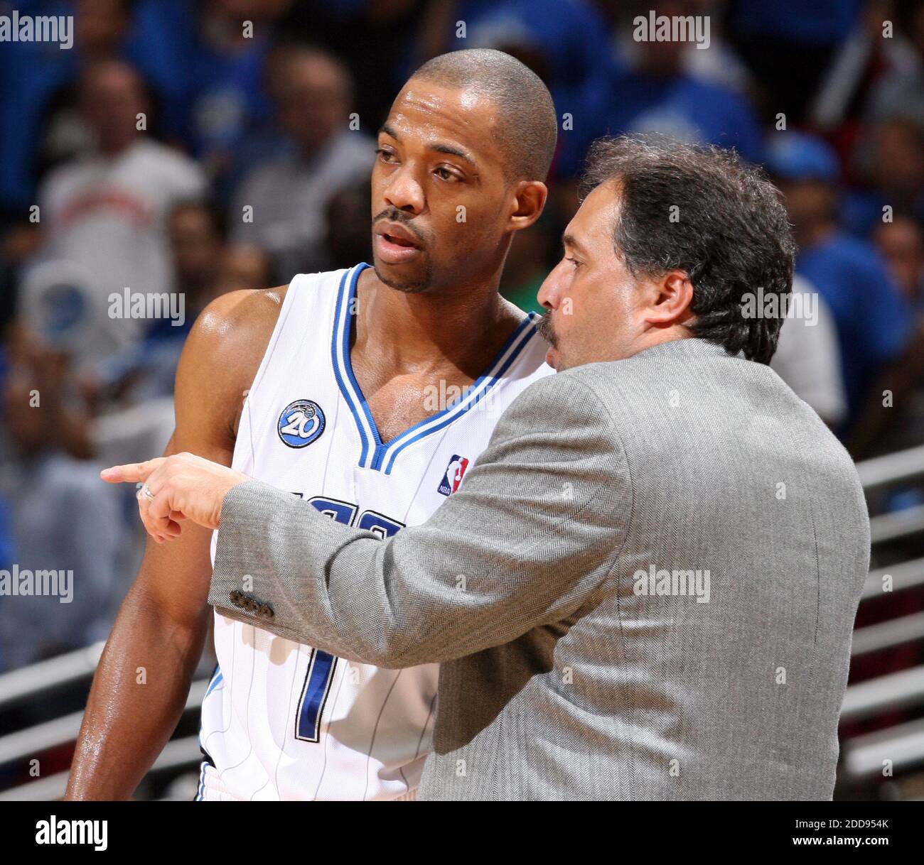 NO FILM, NO VIDEO, NO TV, NO DOCUMENTARY - Orlando Magic coach Stan Van ...