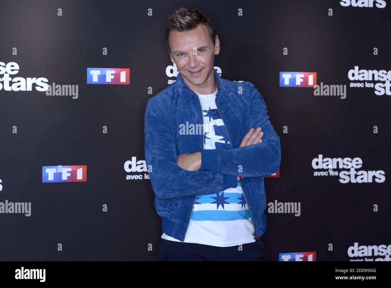 Jeanfi Janssens attending the Danse Avec Les Stars photocall at TF1 TV ...