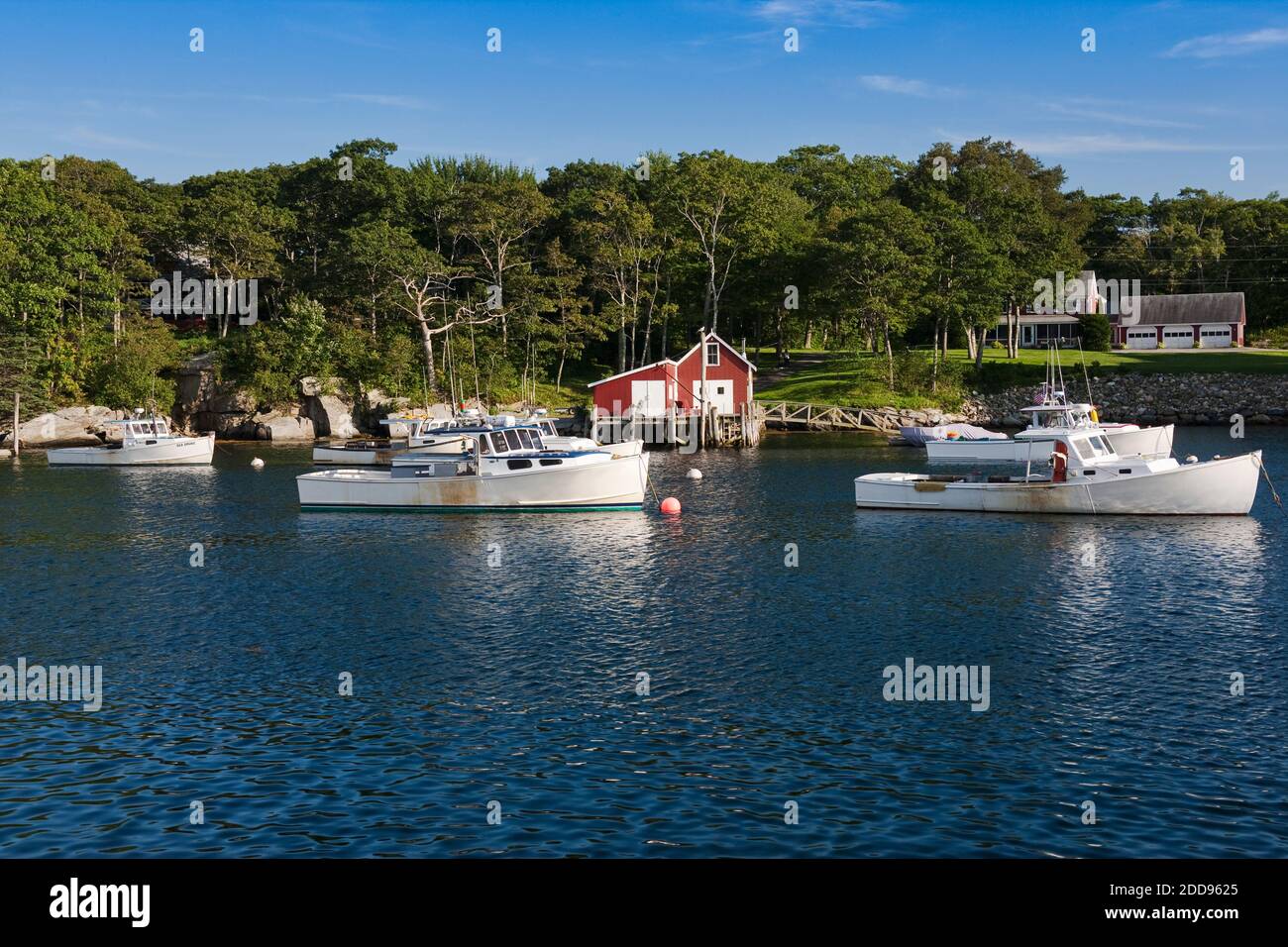 Harbour, New Harbor, Maine, USA Stock Photo - Alamy