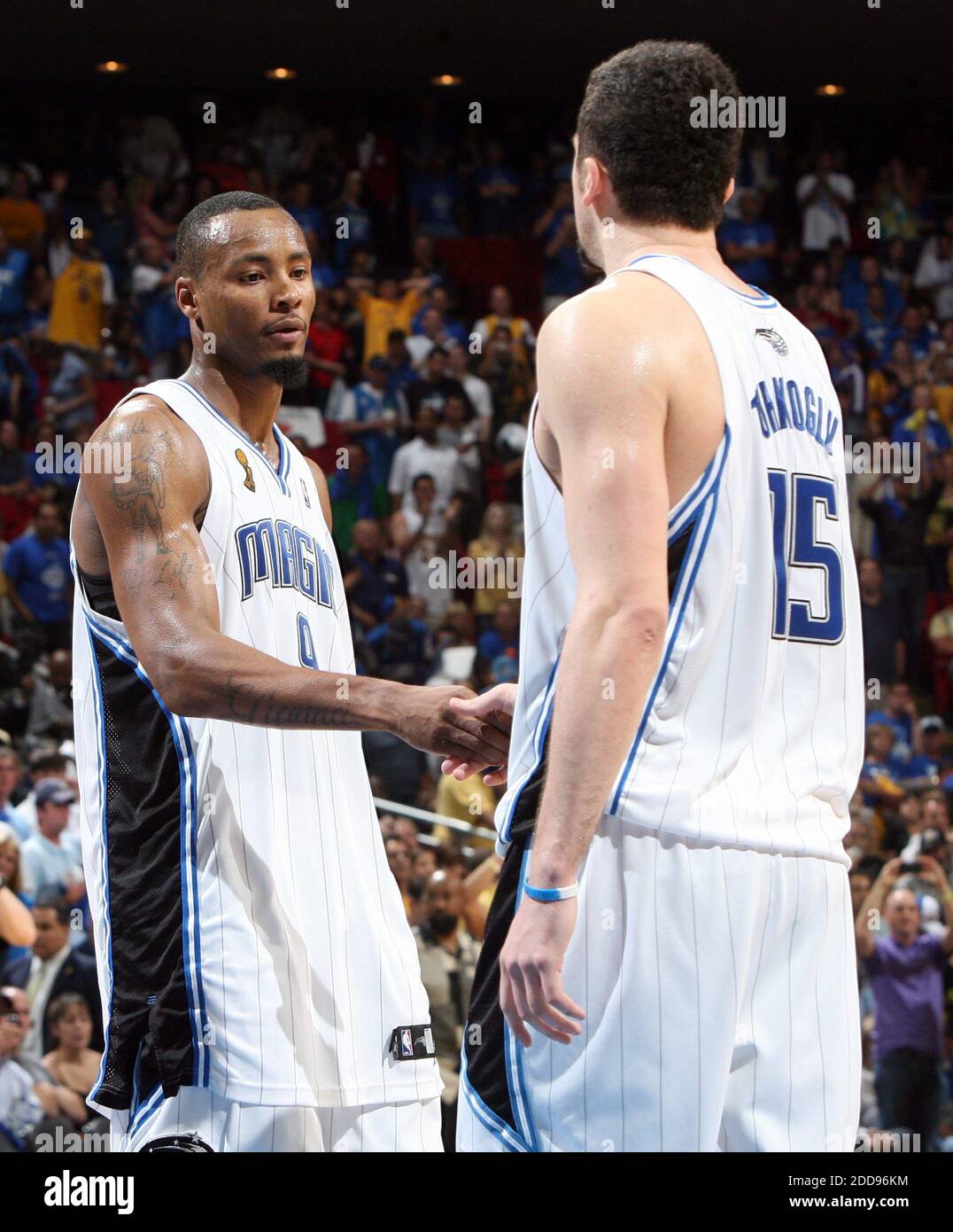 NO FILM, NO VIDEO, NO TV, NO DOCUMENTARY - Orlando Magic players ...