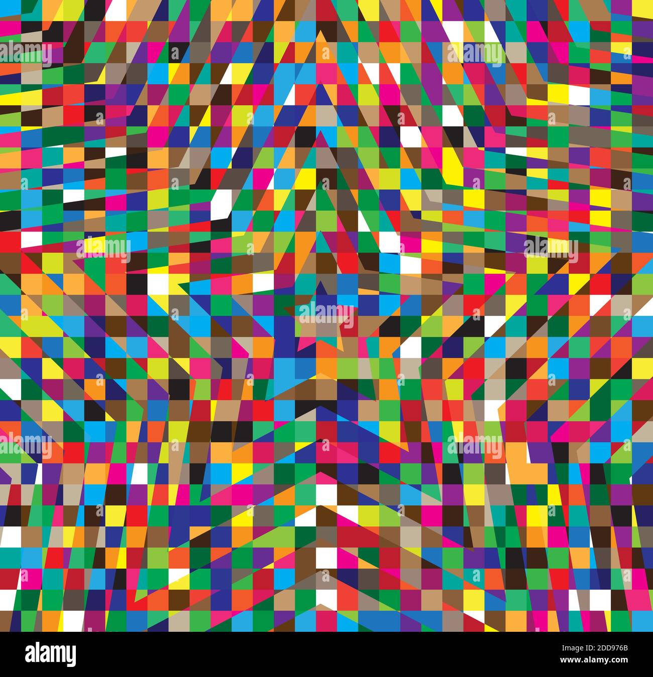 Abstract Multicolor Hypnotic Background. Illustration Stock Photo - Alamy