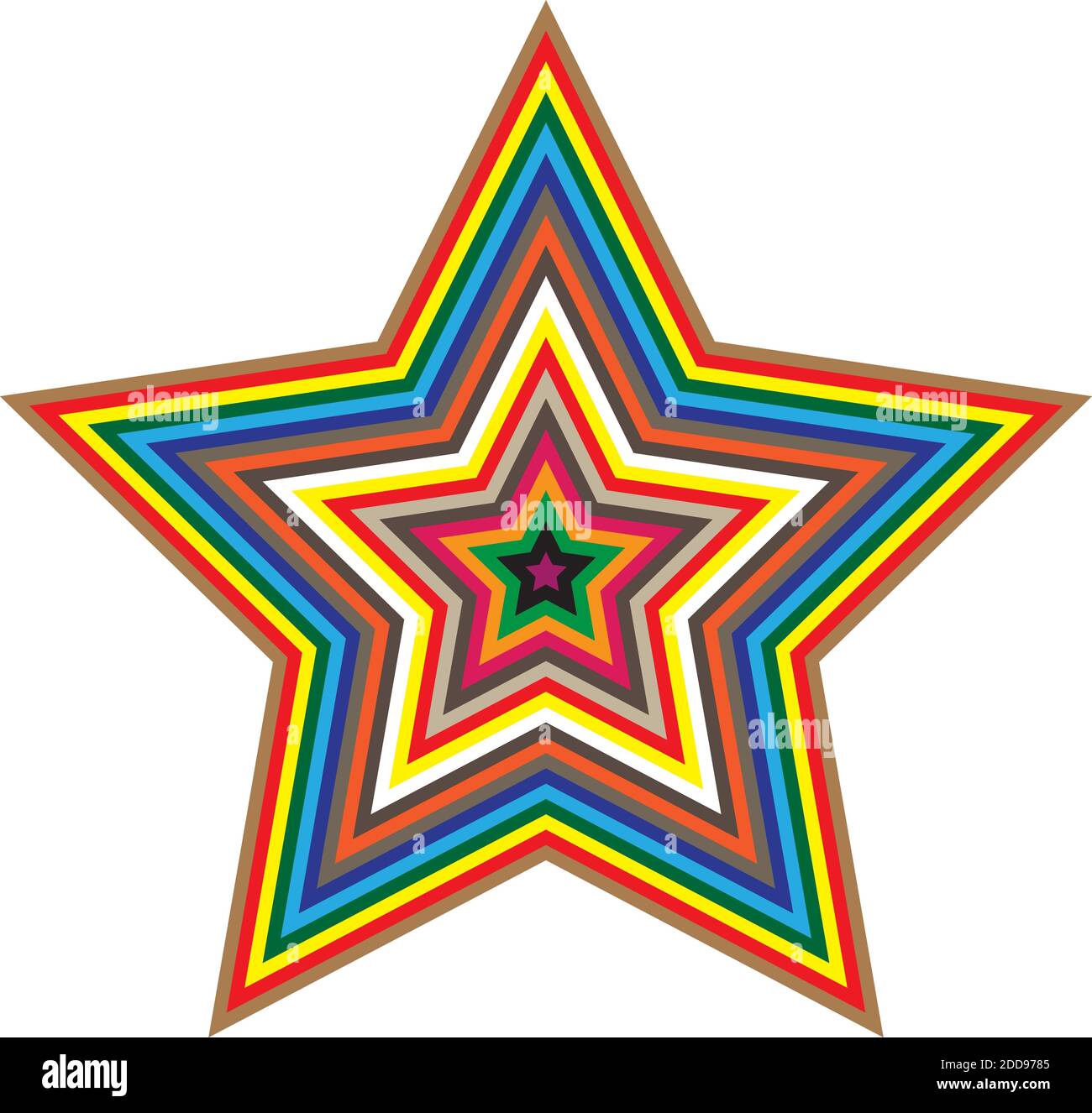 Abstract Multicolor Hypnotic Background. Illustration Stock Photo - Alamy