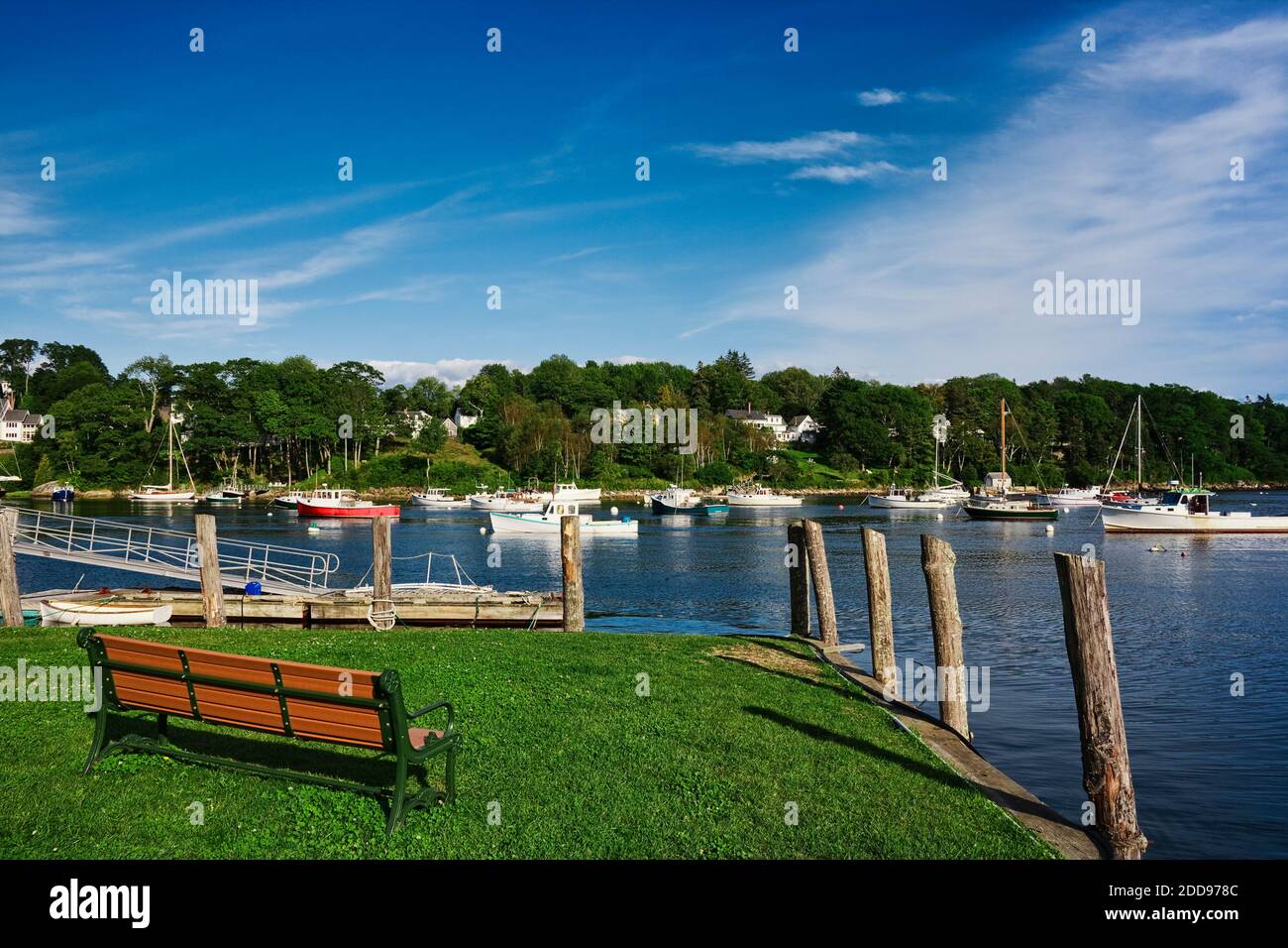 Harbour, Rockport, Maine, USA Stock Photo - Alamy