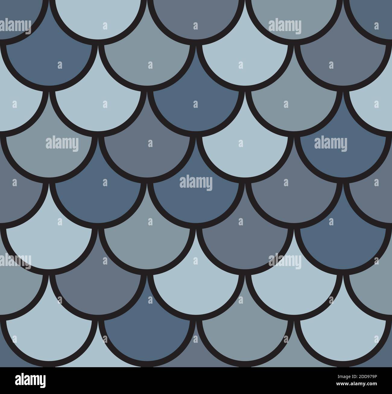 Seamless Fish Scale Pattern Illustration Stock Photo - Alamy