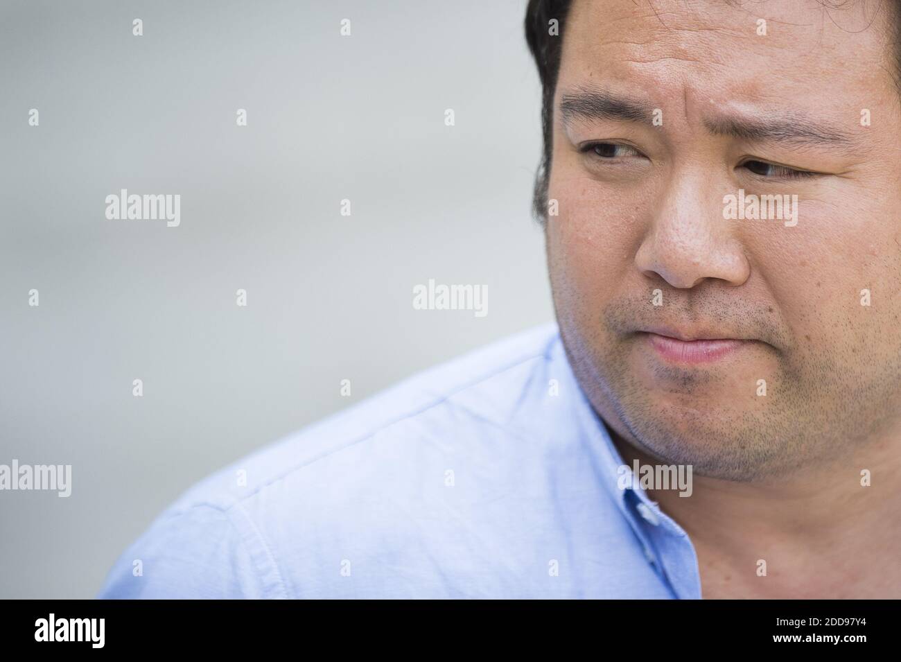 CEO of Deliver Will Shu leaves Elysee Palace in Paris, France, on May ...