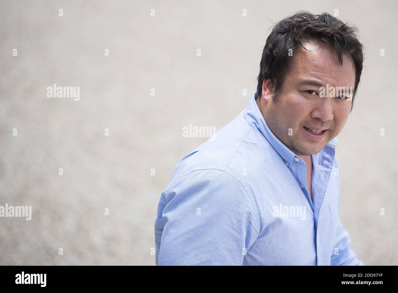 CEO of Deliver Will Shu leaves Elysee Palace in Paris, France, on May ...