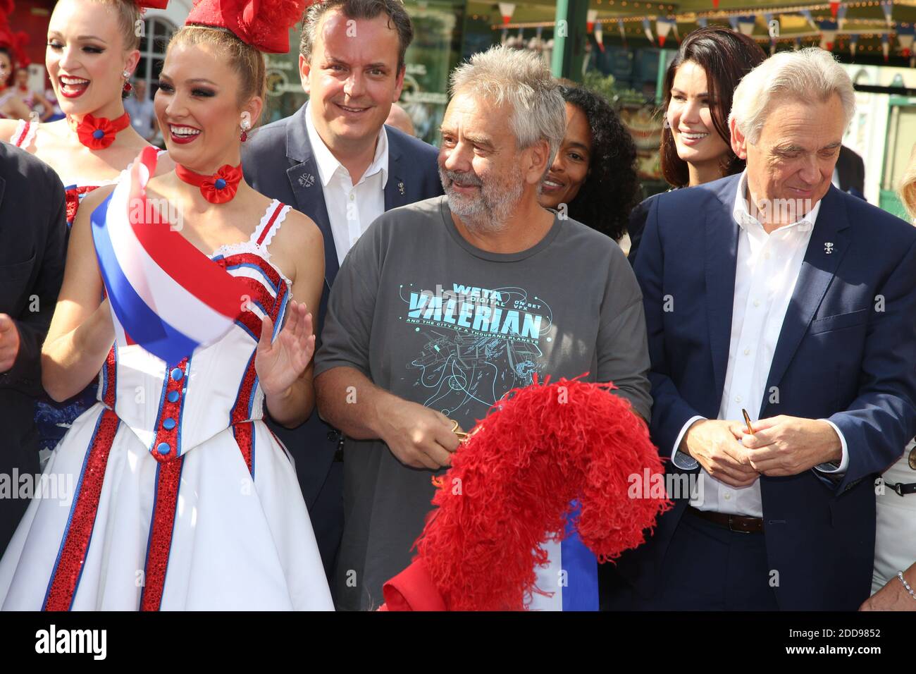 Luc Besson and his wife Virginie Besson-Silla attending Eurosat ...