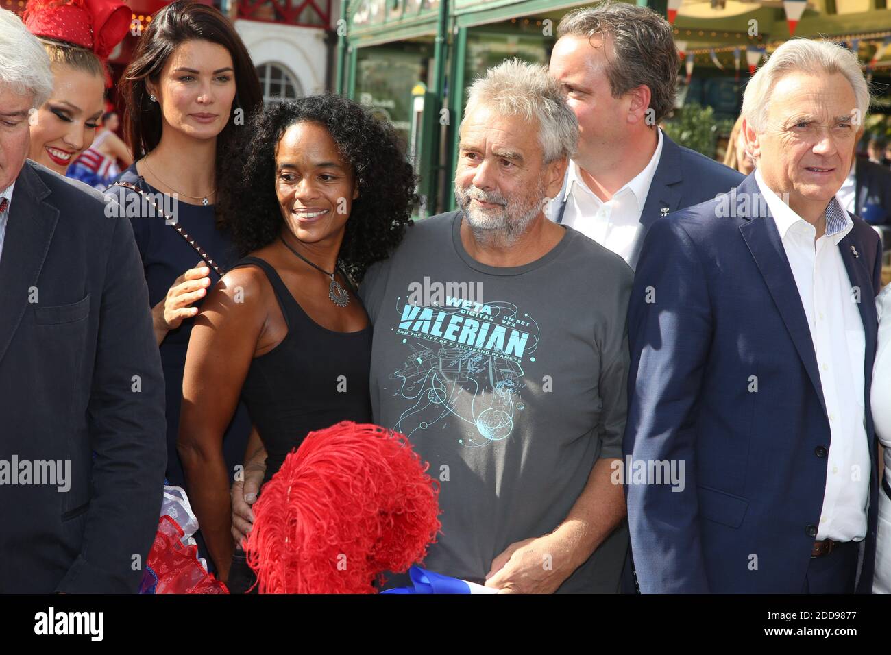 Luc Besson and his wife Virginie Besson-Silla attending Eurosat ...