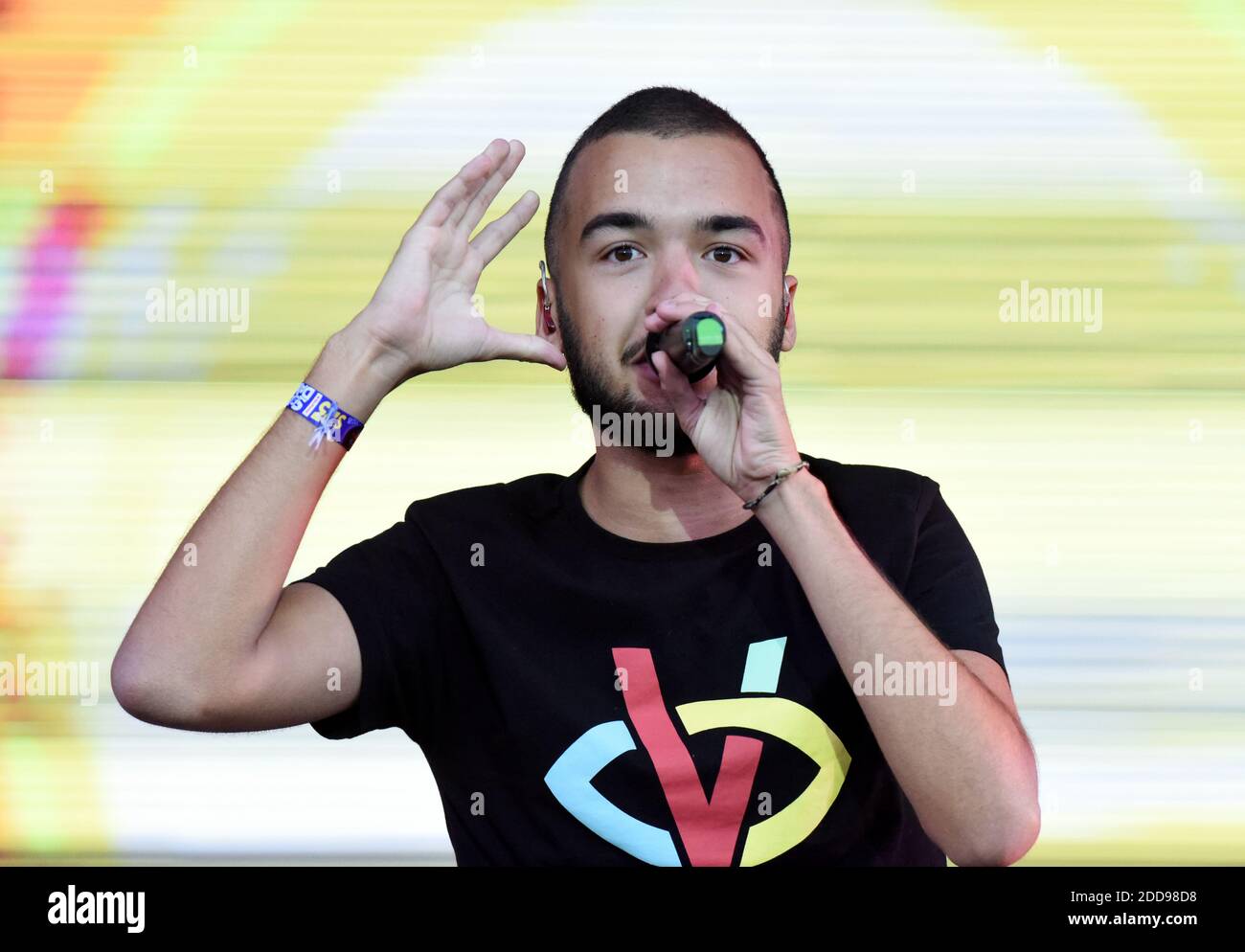Bigflo Oli performs during the 2018 Solidays Festival in Paris, France ...