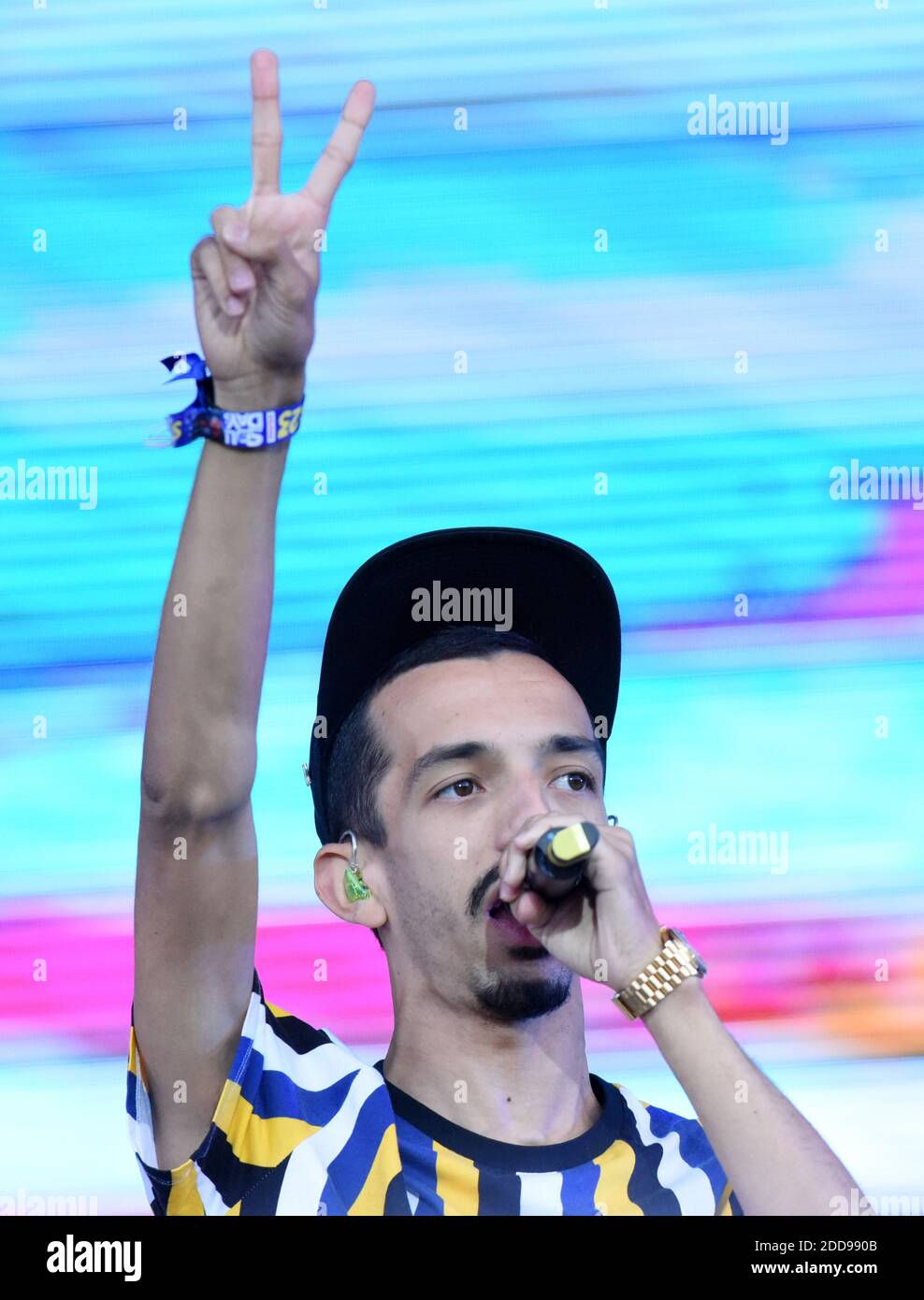 Bigflo Oli performs during the 2018 Solidays Festival in Paris, France ...