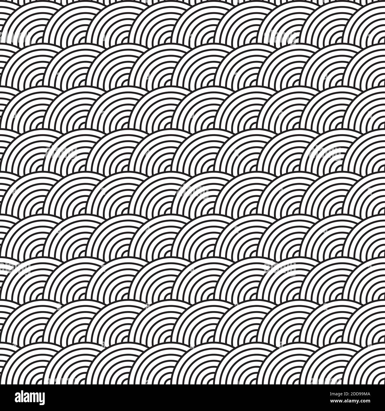 Seamless Fish Scale Pattern Illustration Stock Photo - Alamy