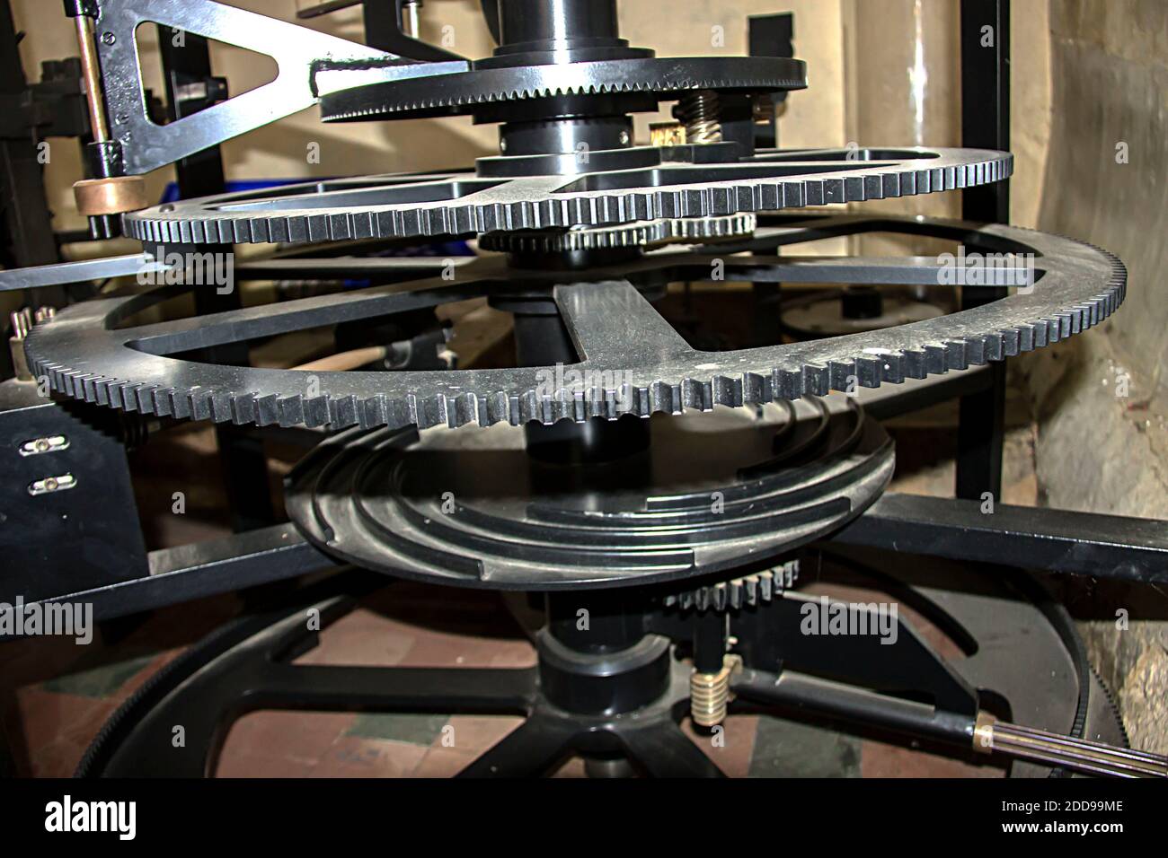 The Wallingford Clock. Replica of a 14th century clock at St Albans ...