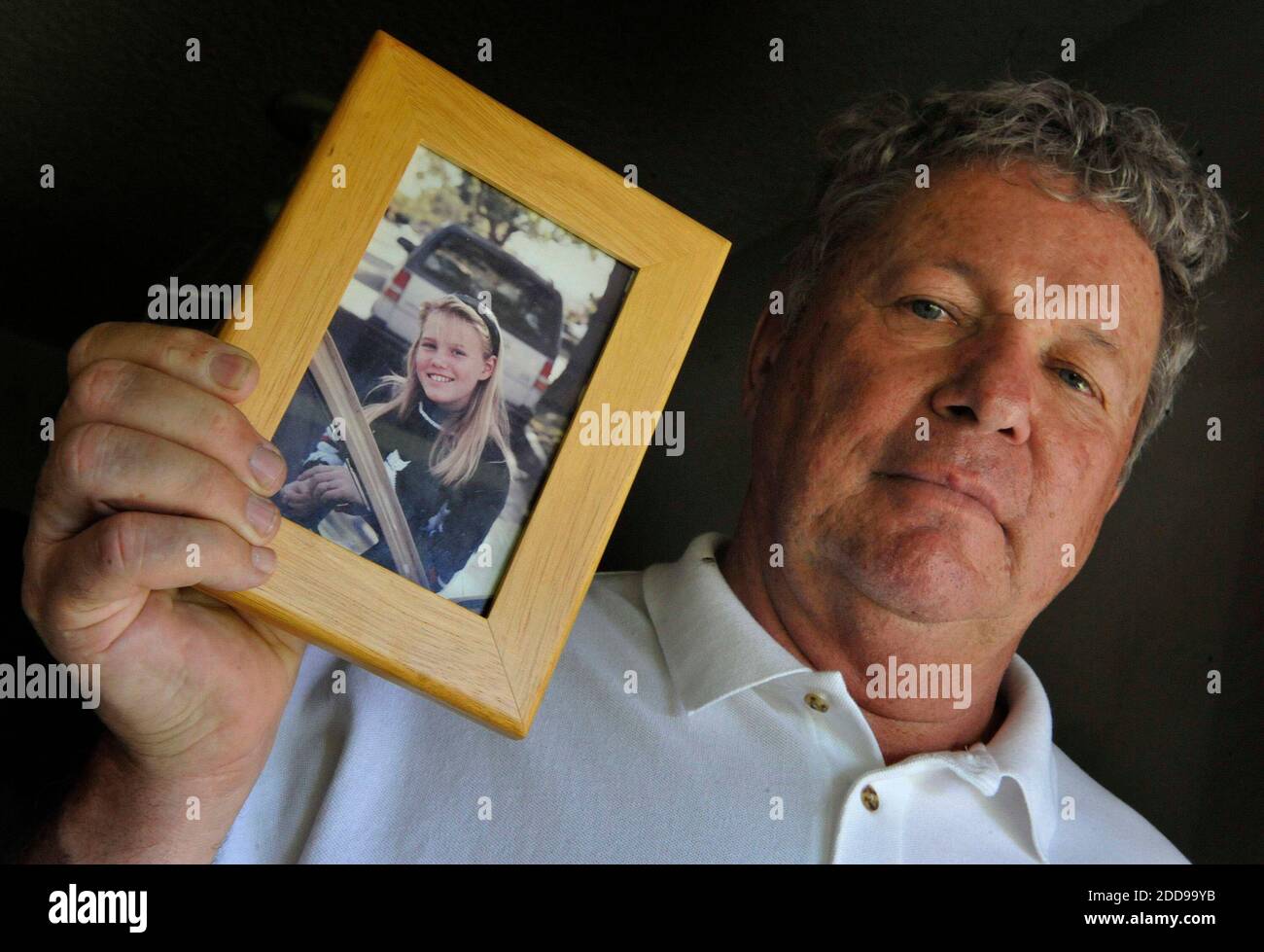 NO FILM, NO VIDEO, NO TV, NO DOCUMENTARY - William Carl Probyn holds a ...