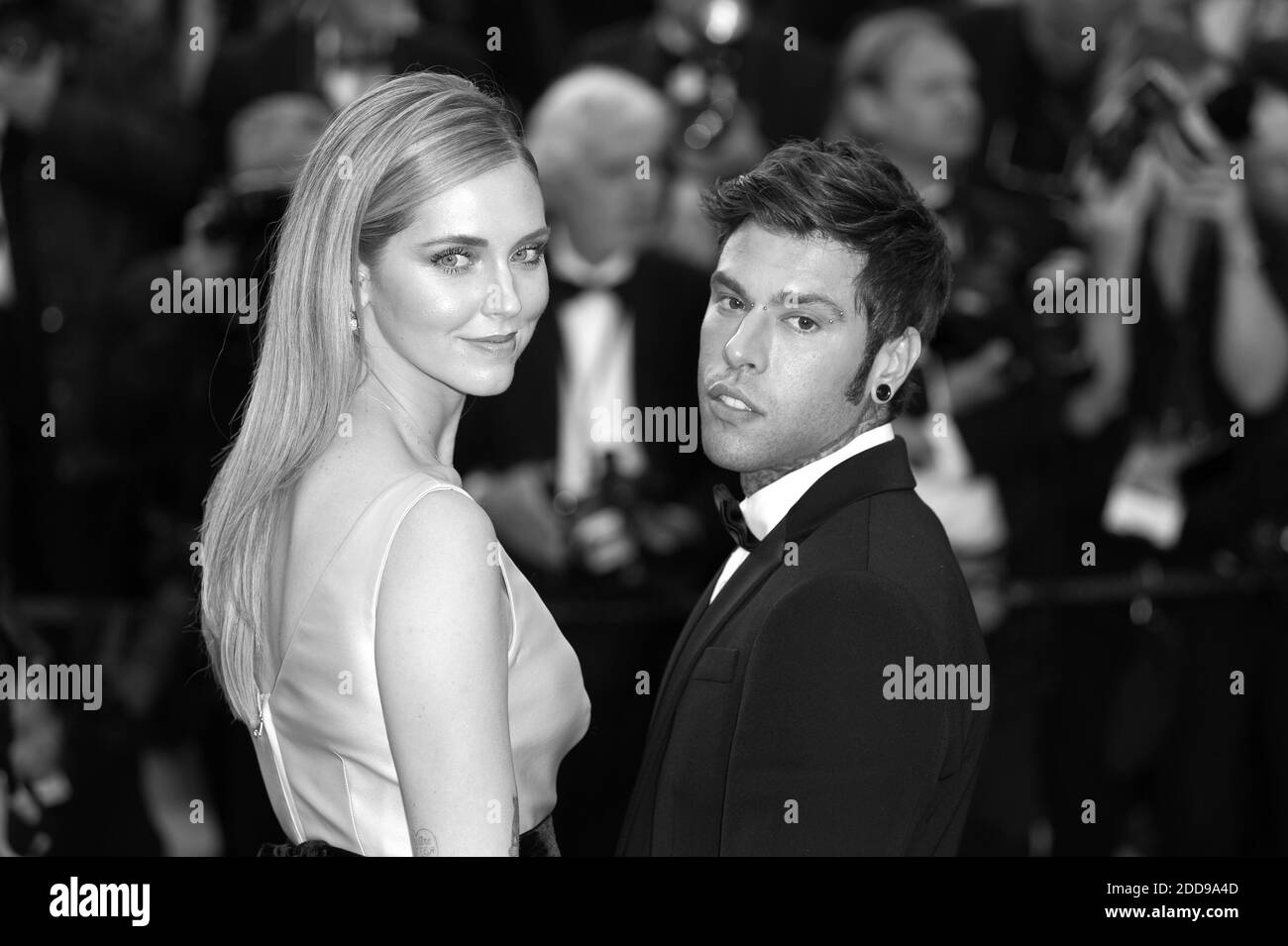 Chiara Ferragni and Federico Leonardo Lucia aka Fedez arriving on the ...