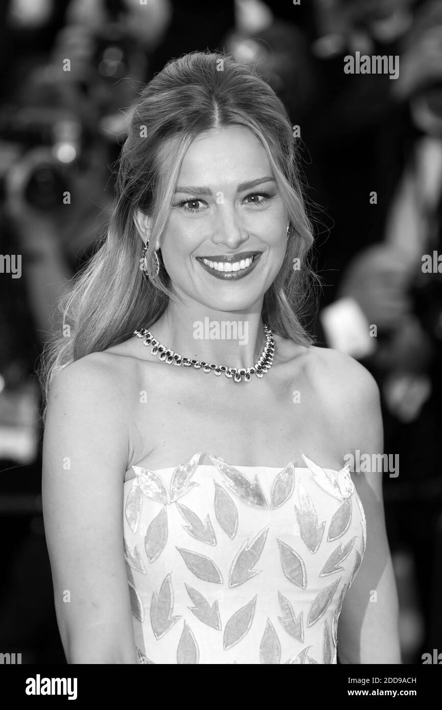 Model Petra Nemcova arriving on the red carpet of 'Burning' screening ...