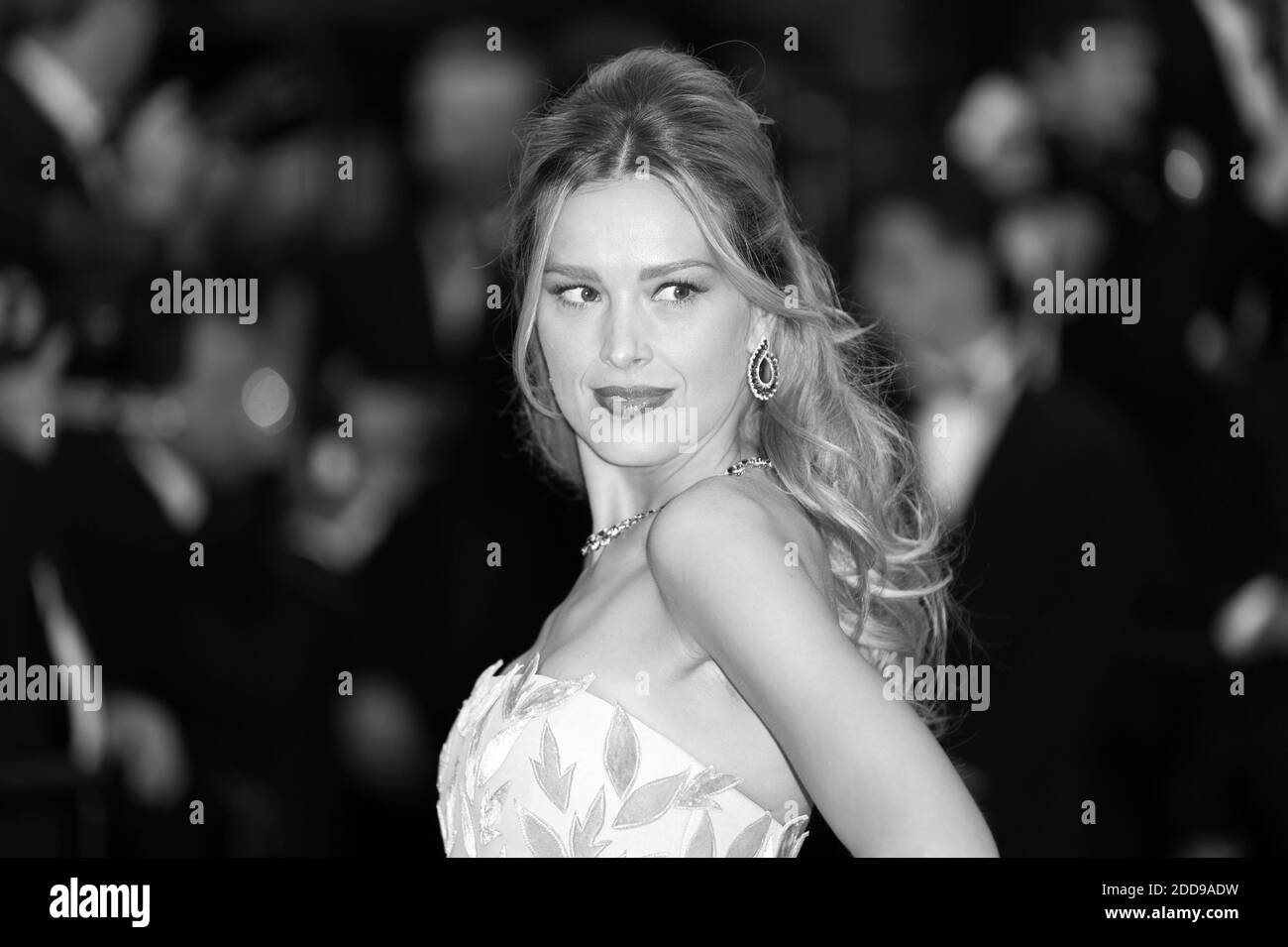 Model Petra Nemcova arriving on the red carpet of 'Burning' screening ...