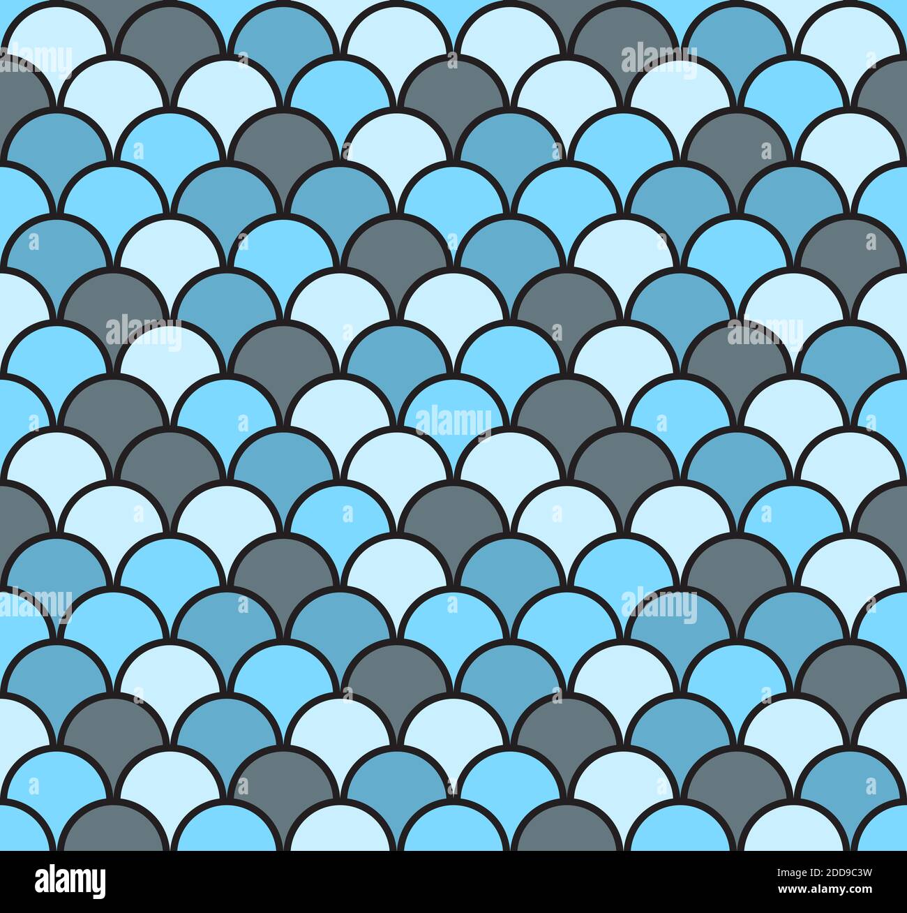 Seamless Fish Scale Pattern Illustration Stock Photo - Alamy